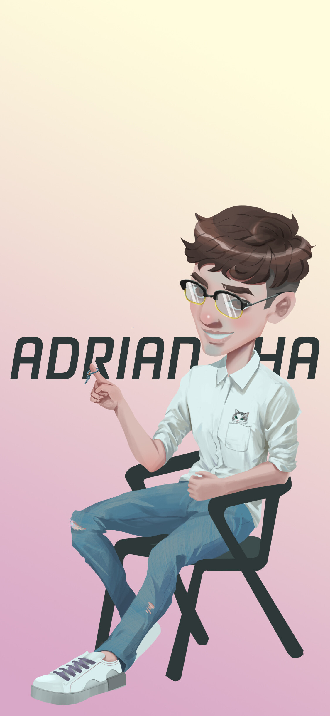 Emma Liang - 为同事们画屏保