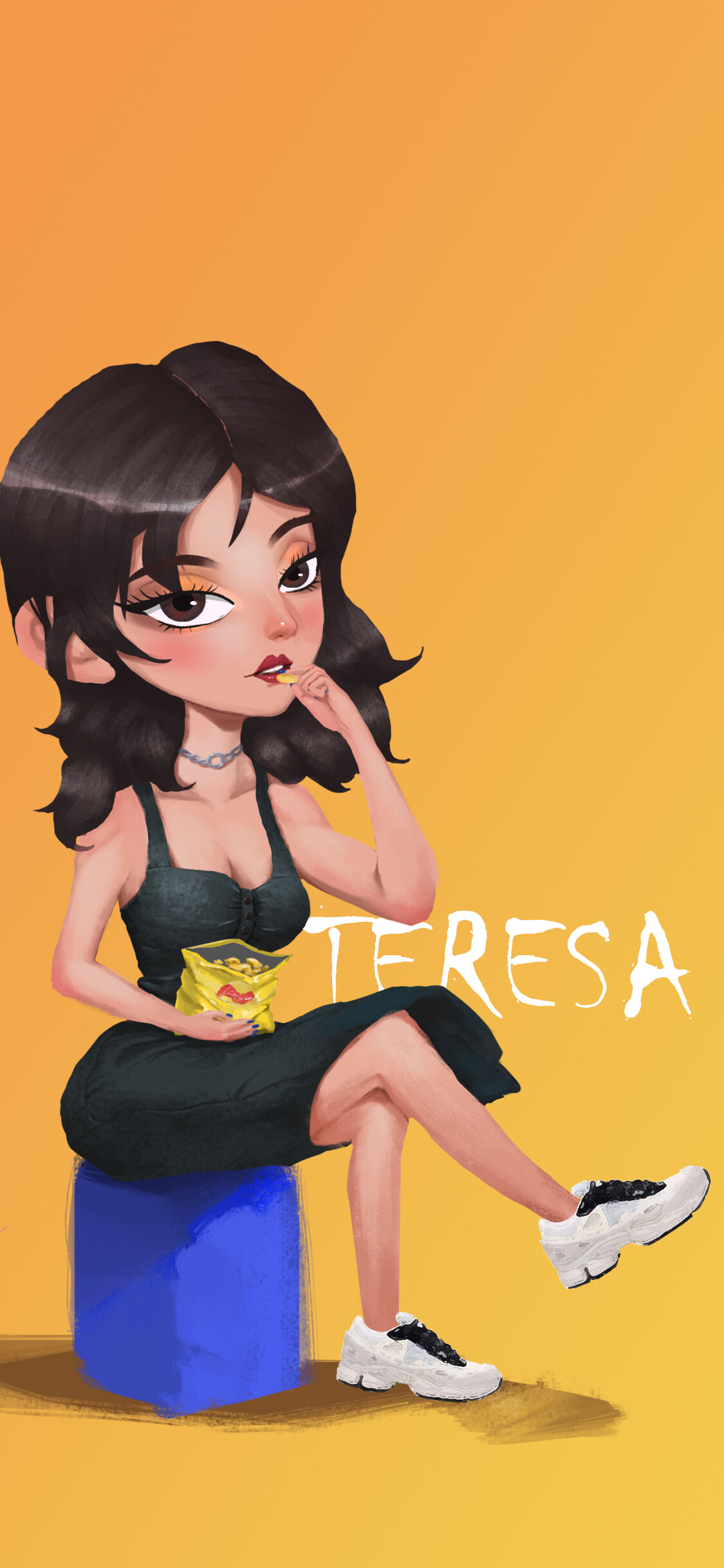 Emma Liang - 为同事们画屏保