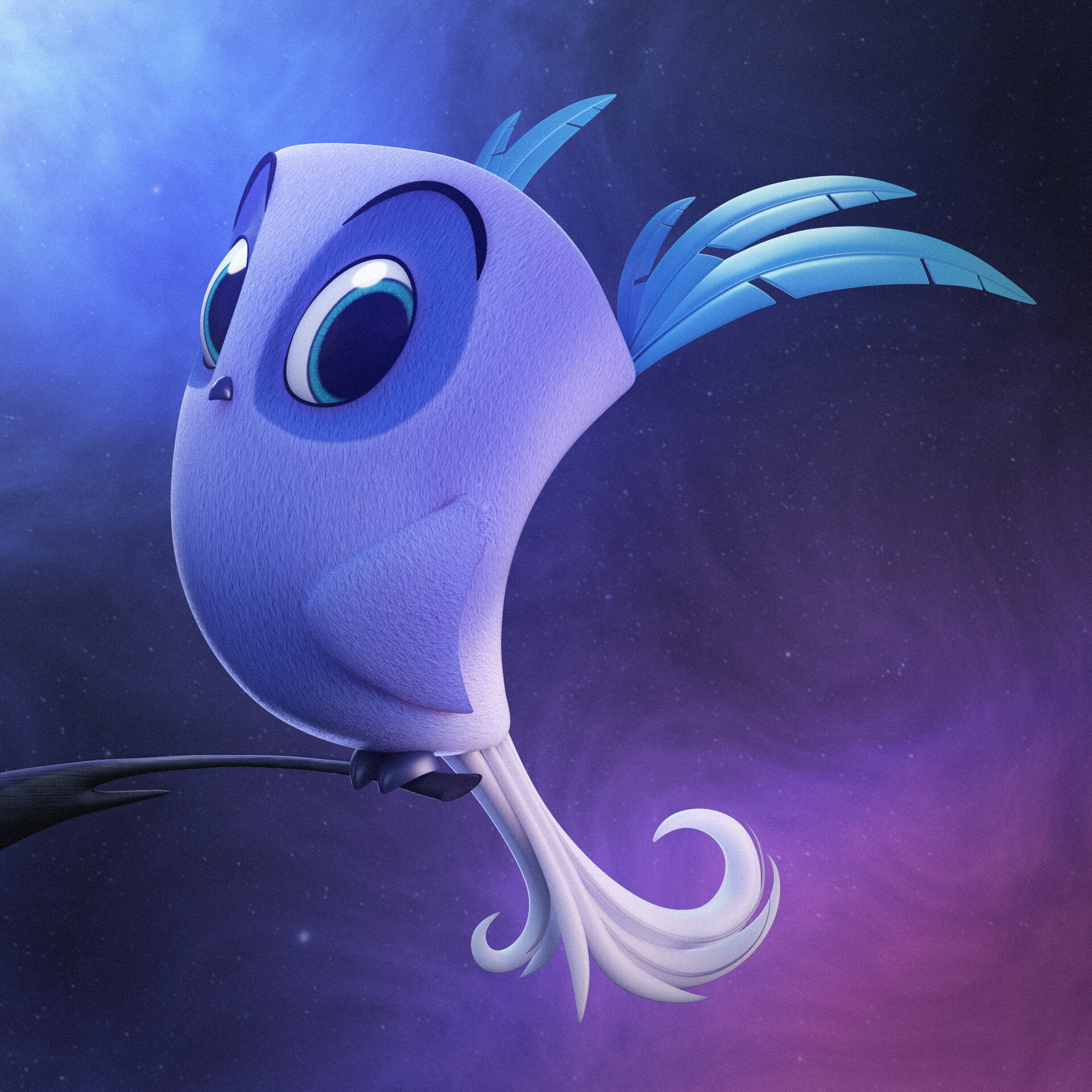 ArtStation - Moonlit Owl of Destiny