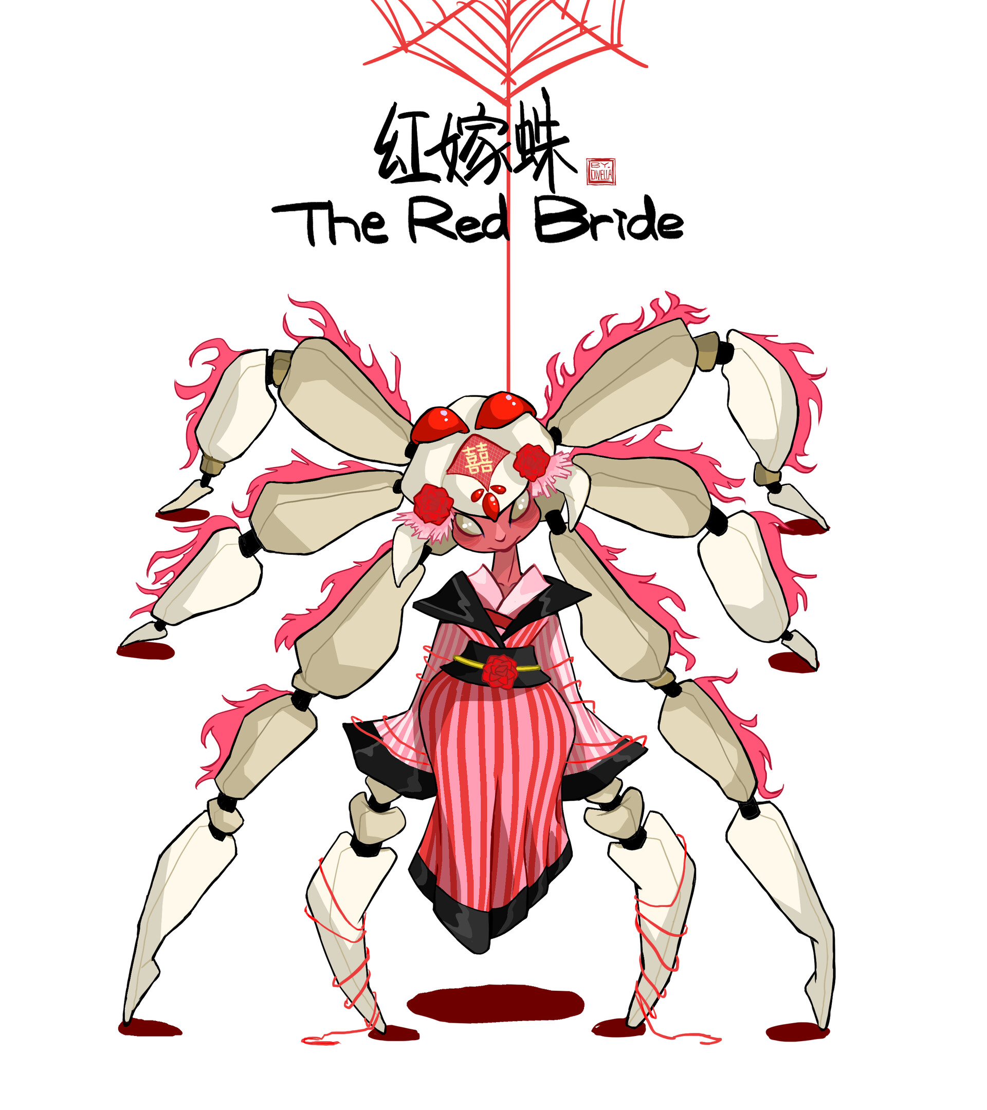 ArtStation - the red bride红嫁蛛