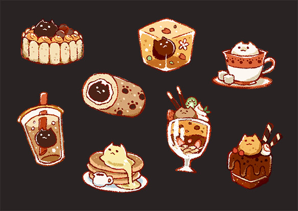 ArtStation - Cat Sweets