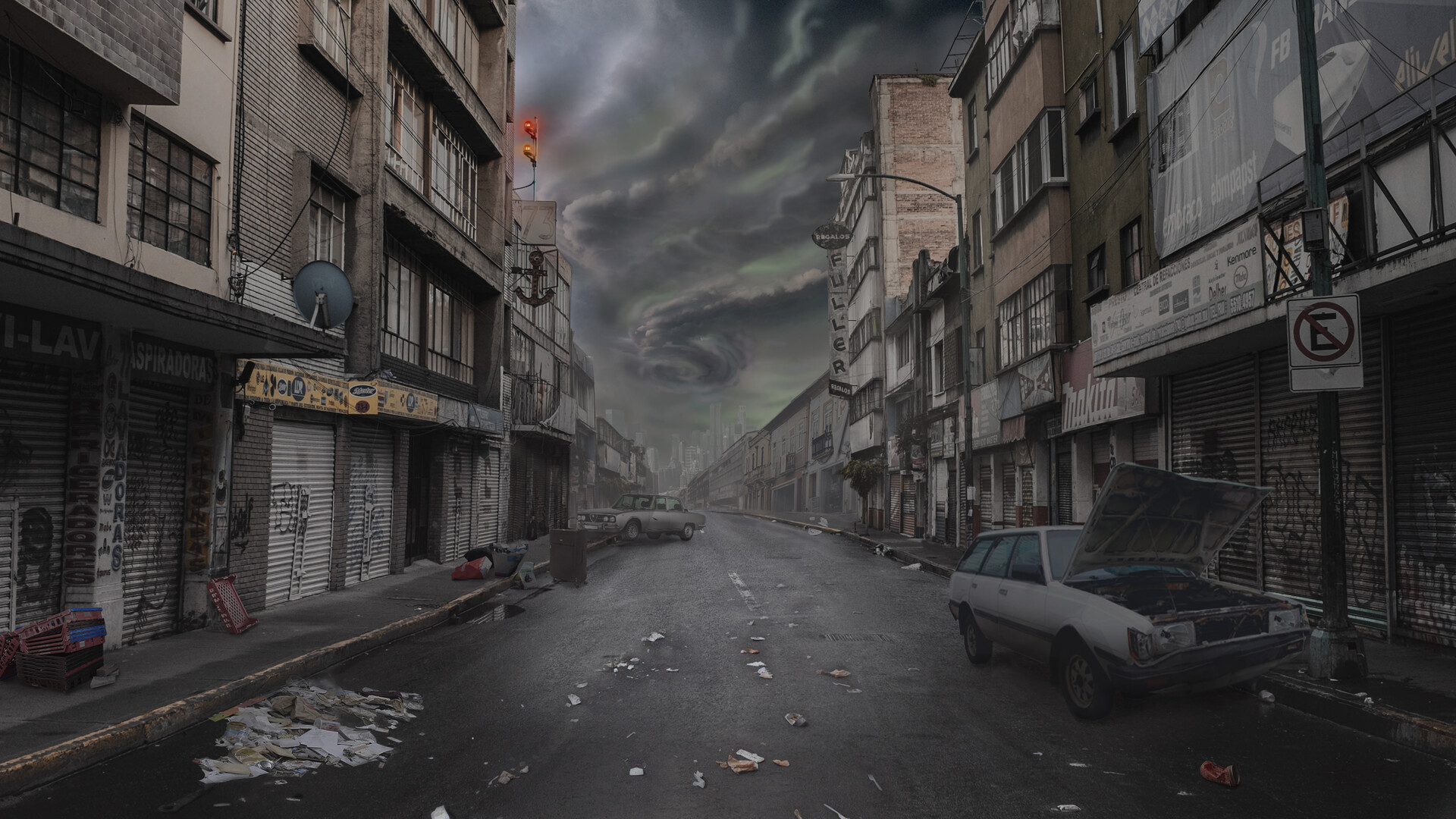 ArtStation - Evacuation from a super-storm