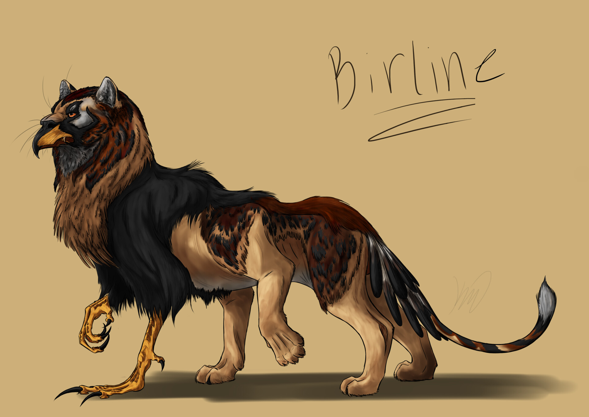 ArtStation - Creature Concept "Birline"
