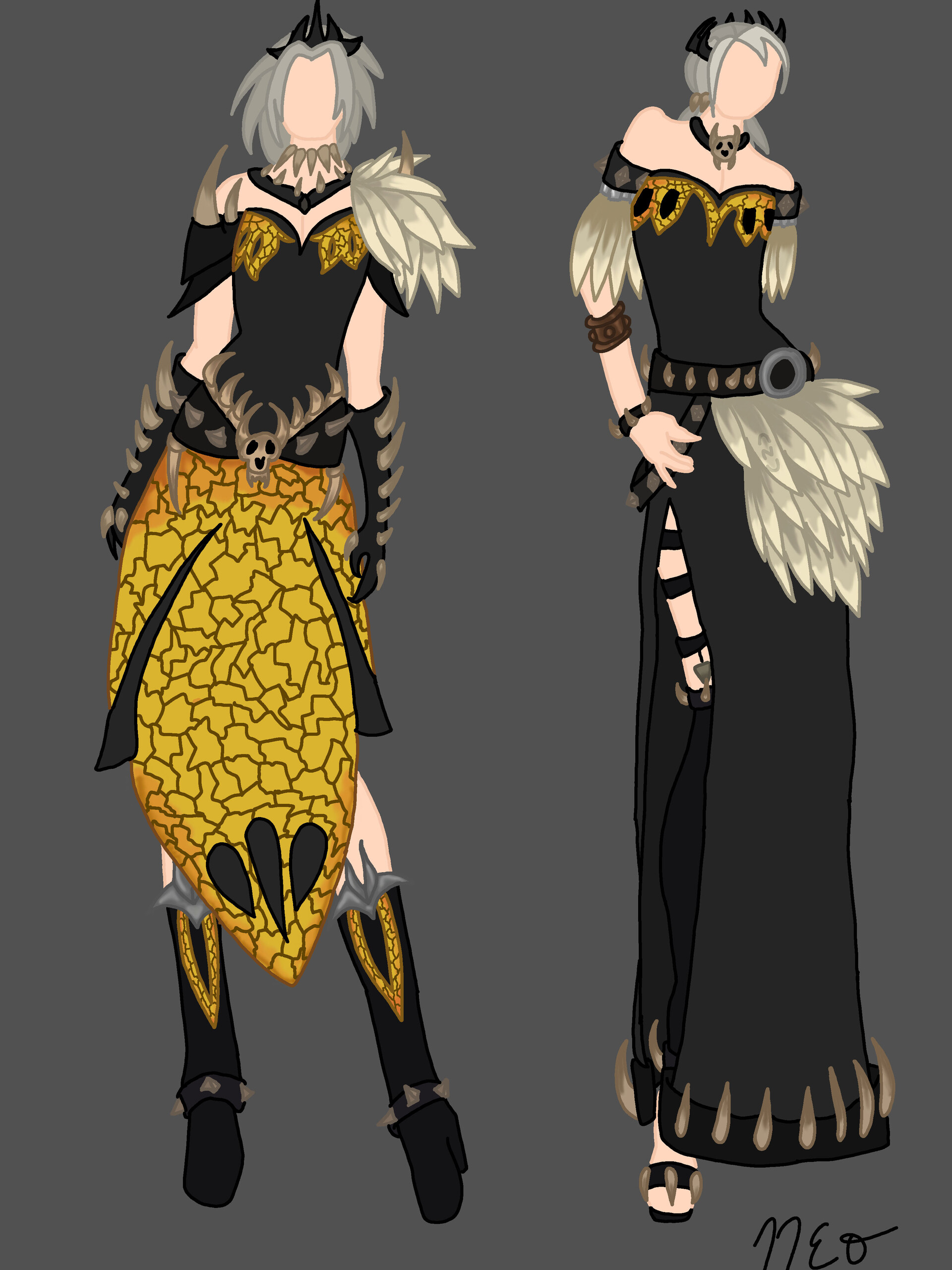 ArtStation - Monster Hunter Outfits: Nergigante