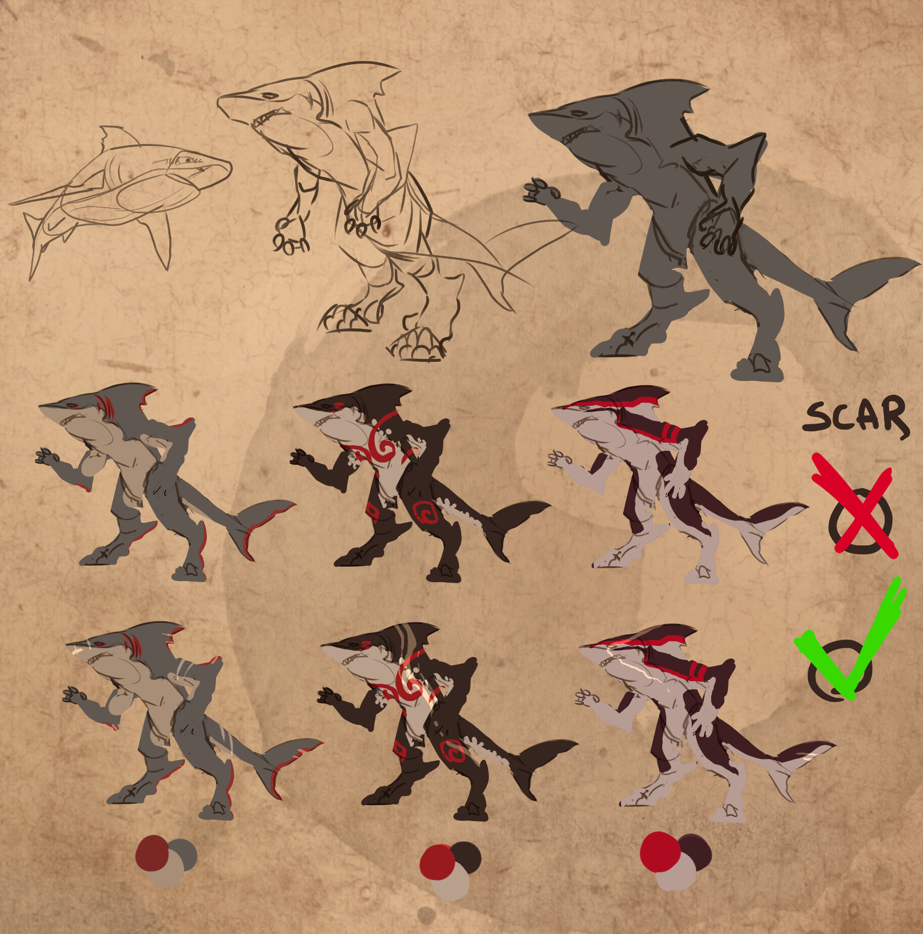 ArtStation - Shark-man concept