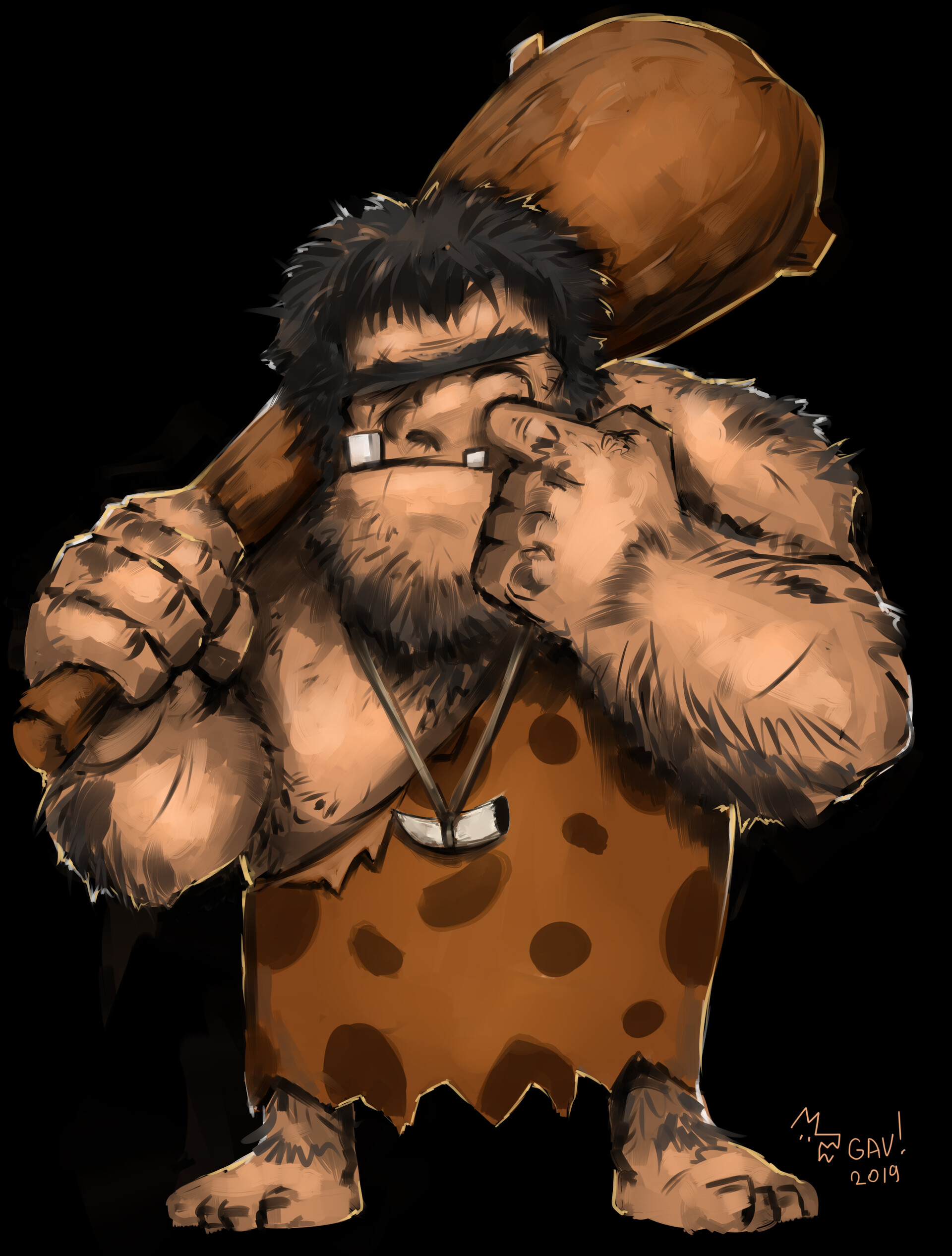 ArtStation - prehistoric man