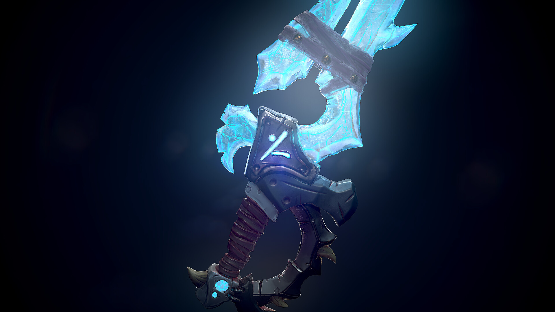 ArtStation - Cold weapons \ Ice sword
