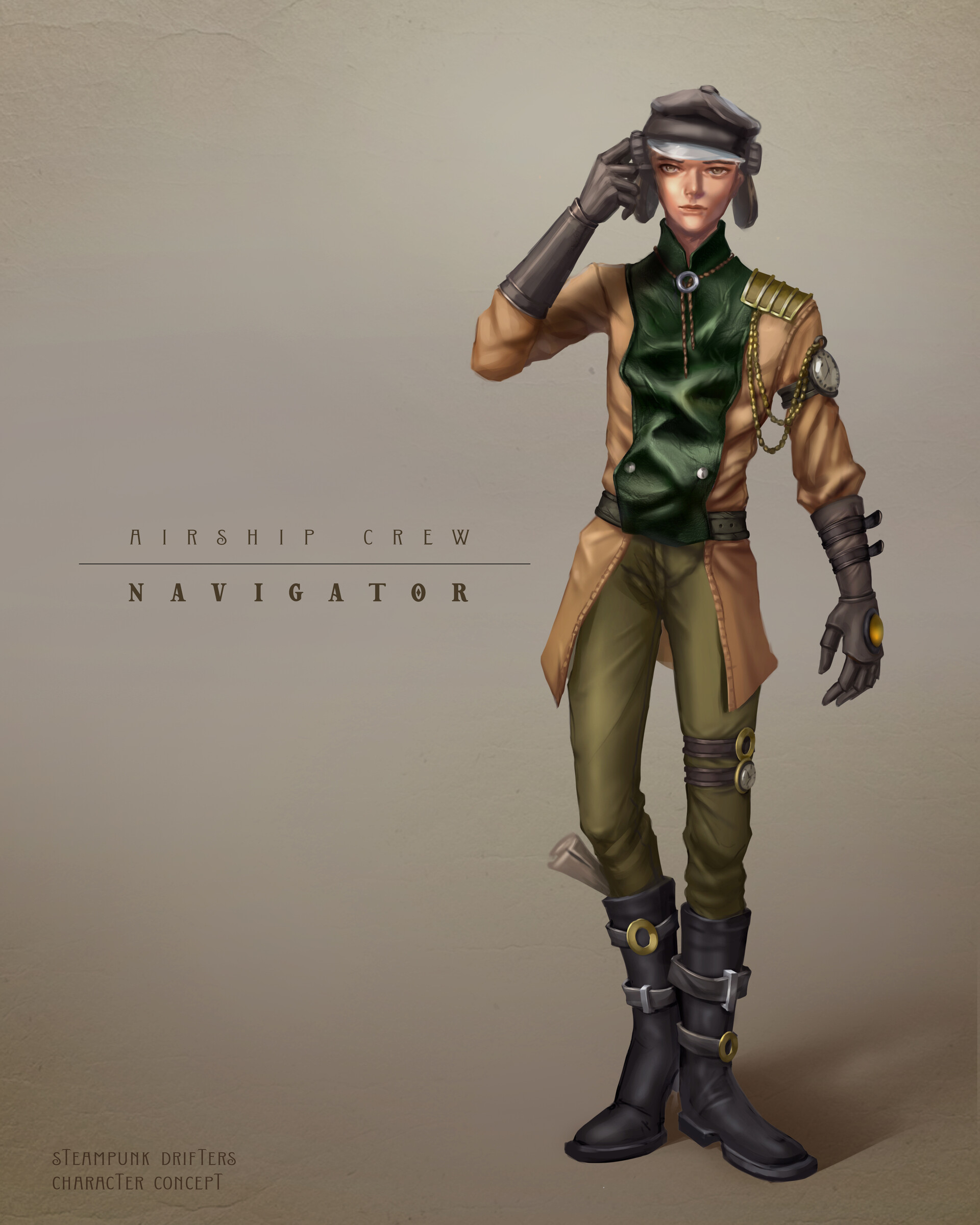 ArtStation - steampunk drifters