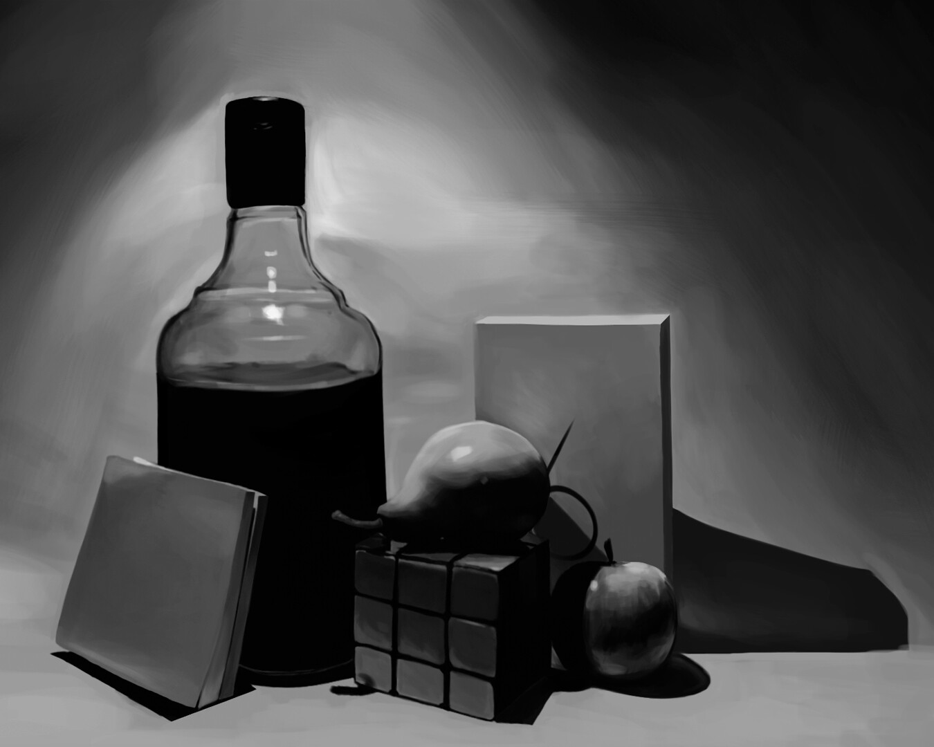 ArtStation - Scale of gray exercises