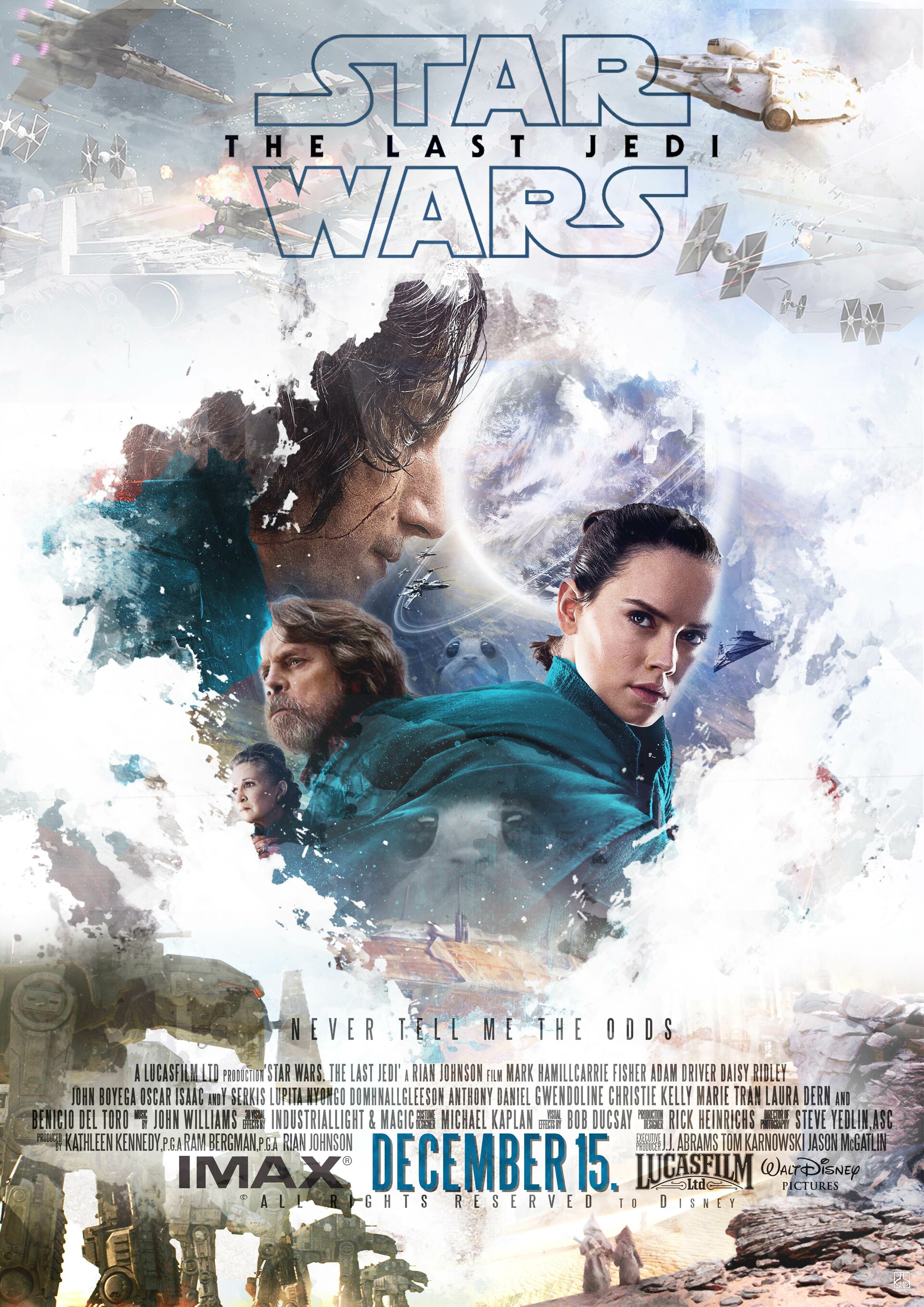 ArtStation - Starwars poster recreation