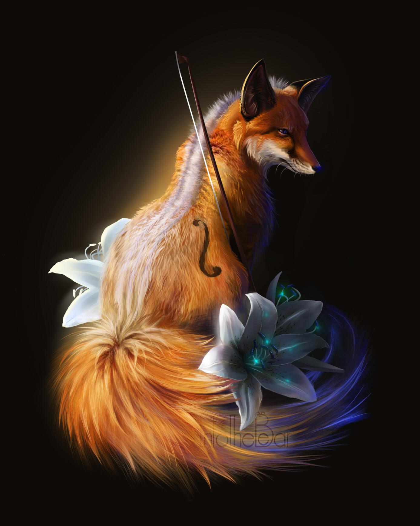 ArtStation - Violin Fox