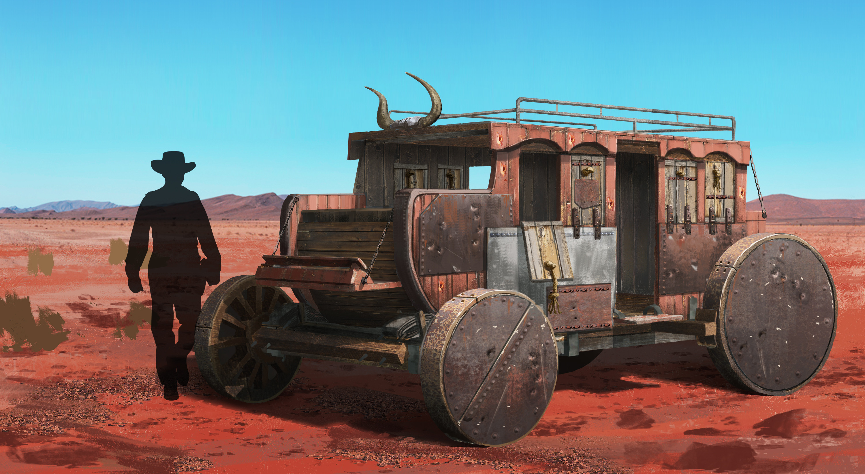 Wayne Huet - The Getaway: Bandit Carriage getaway vehicle