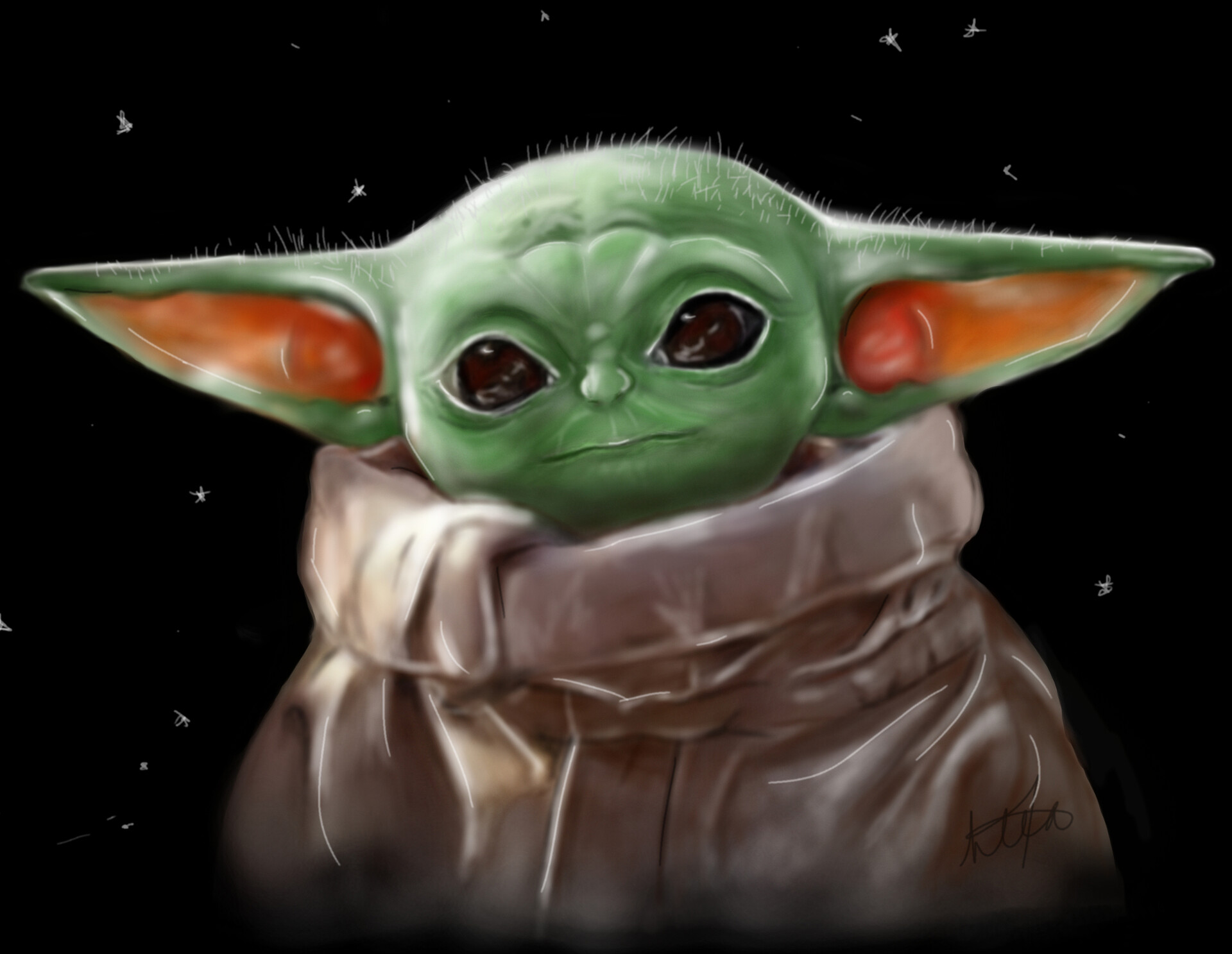 ArtStation - Baby Yoda