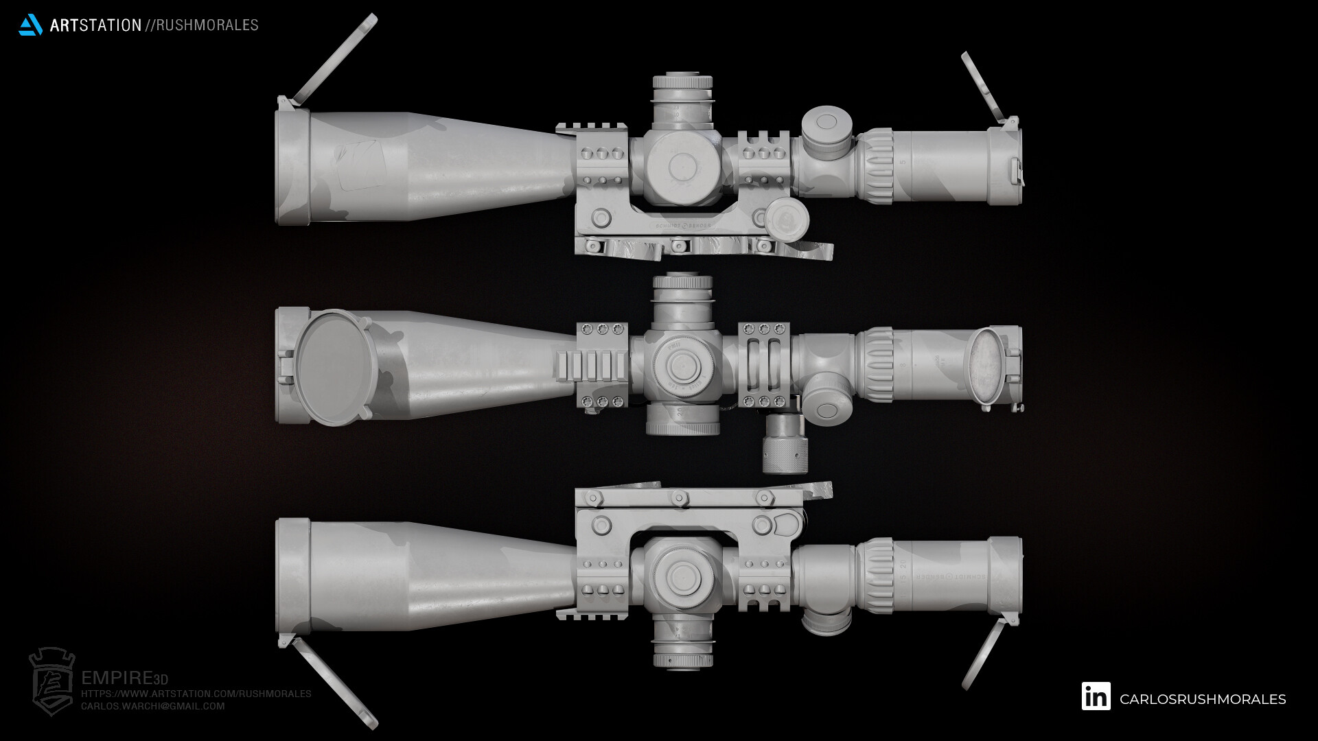 Carlos Morales | Empire 3D Std. - Schmidt Bender PMII Scope