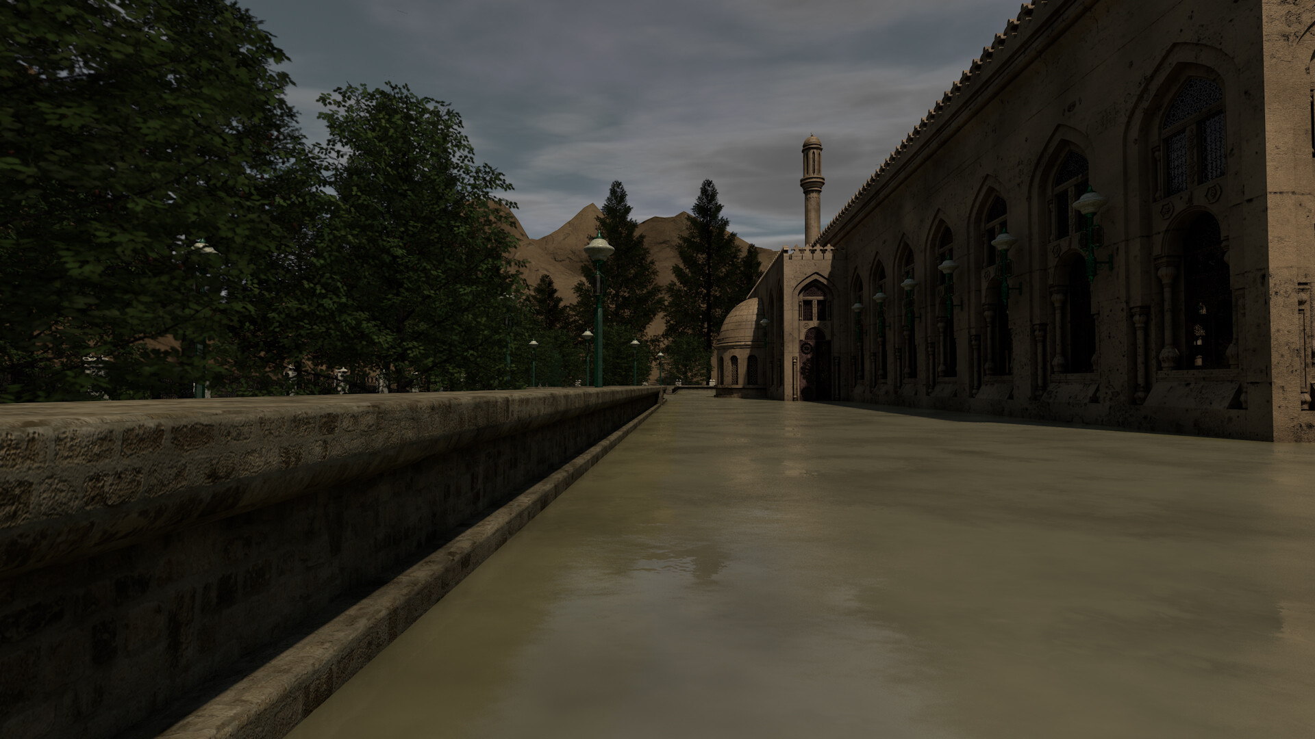 ArtStation - 3D modeling-Simulation of Al-Saleh Mosque Yemeni ...