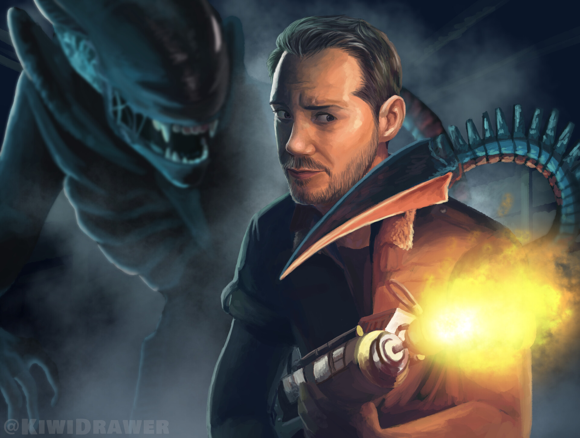 ArtStation - Alien Isolation- X33N