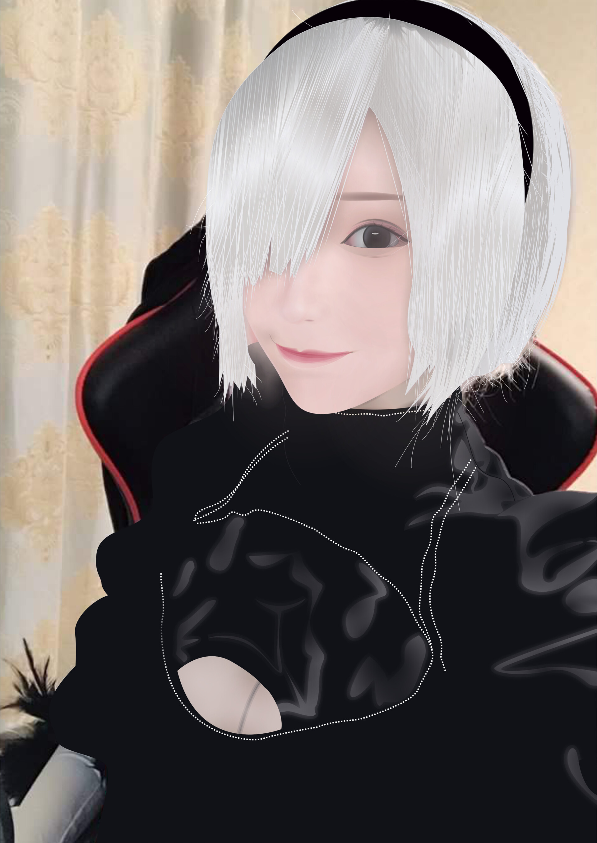 ArtStation - CosplayGirlDraw_by CorelDraw