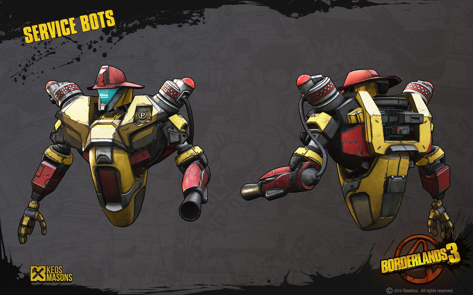 KEOS MASONS - Borderlands 3 - Service bots