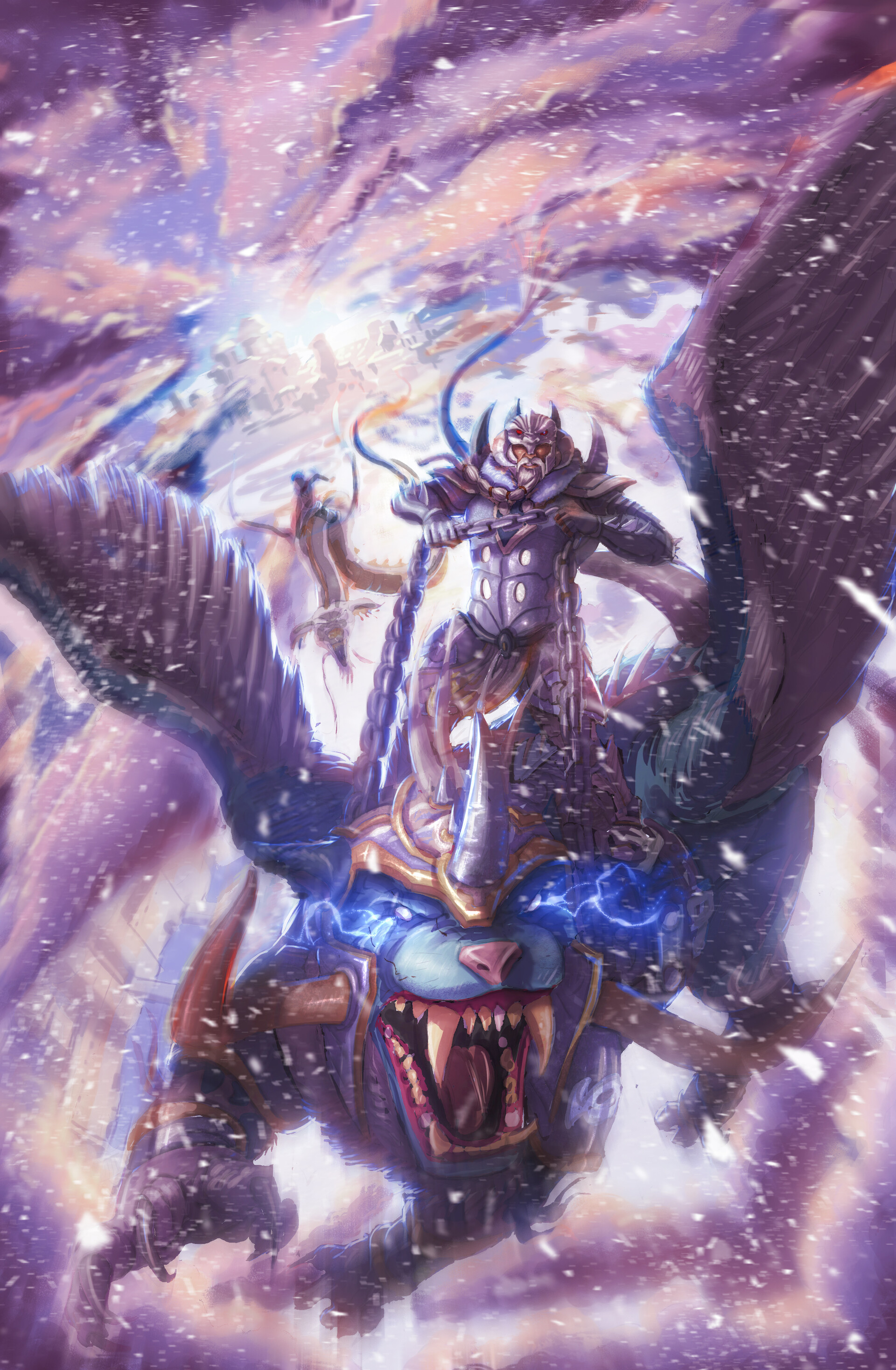 ArtStation - Viking God and Beast concept landscape