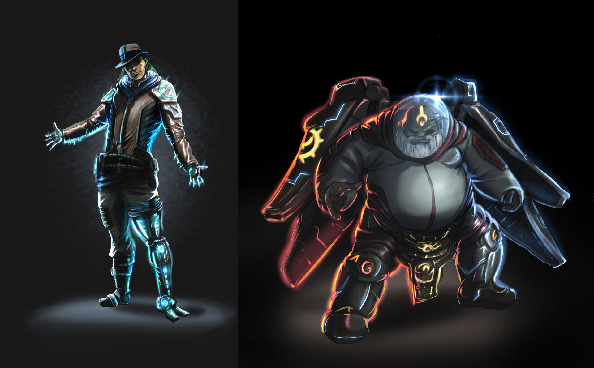 ArtStation - Cyberpunk character concepts