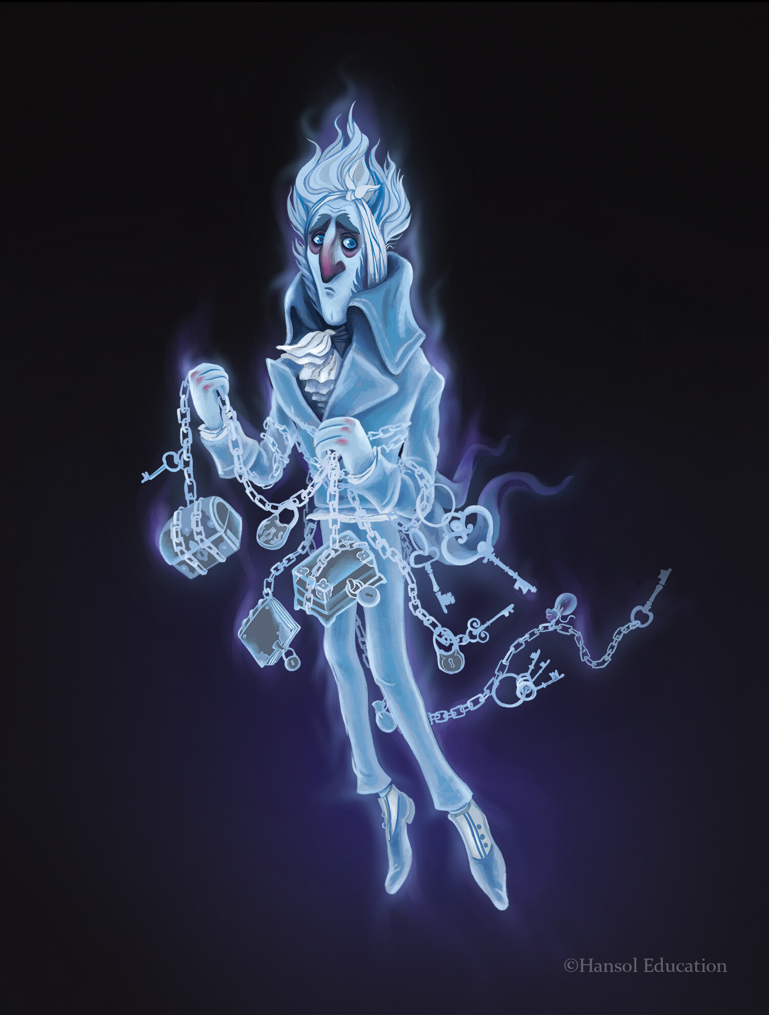 jacob marley illustration