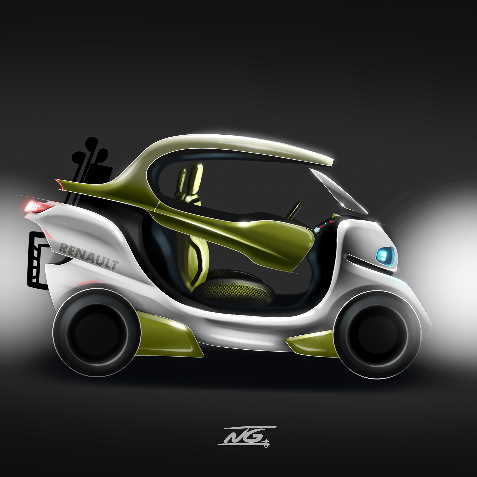 ArtStation - Gold Cart Concept