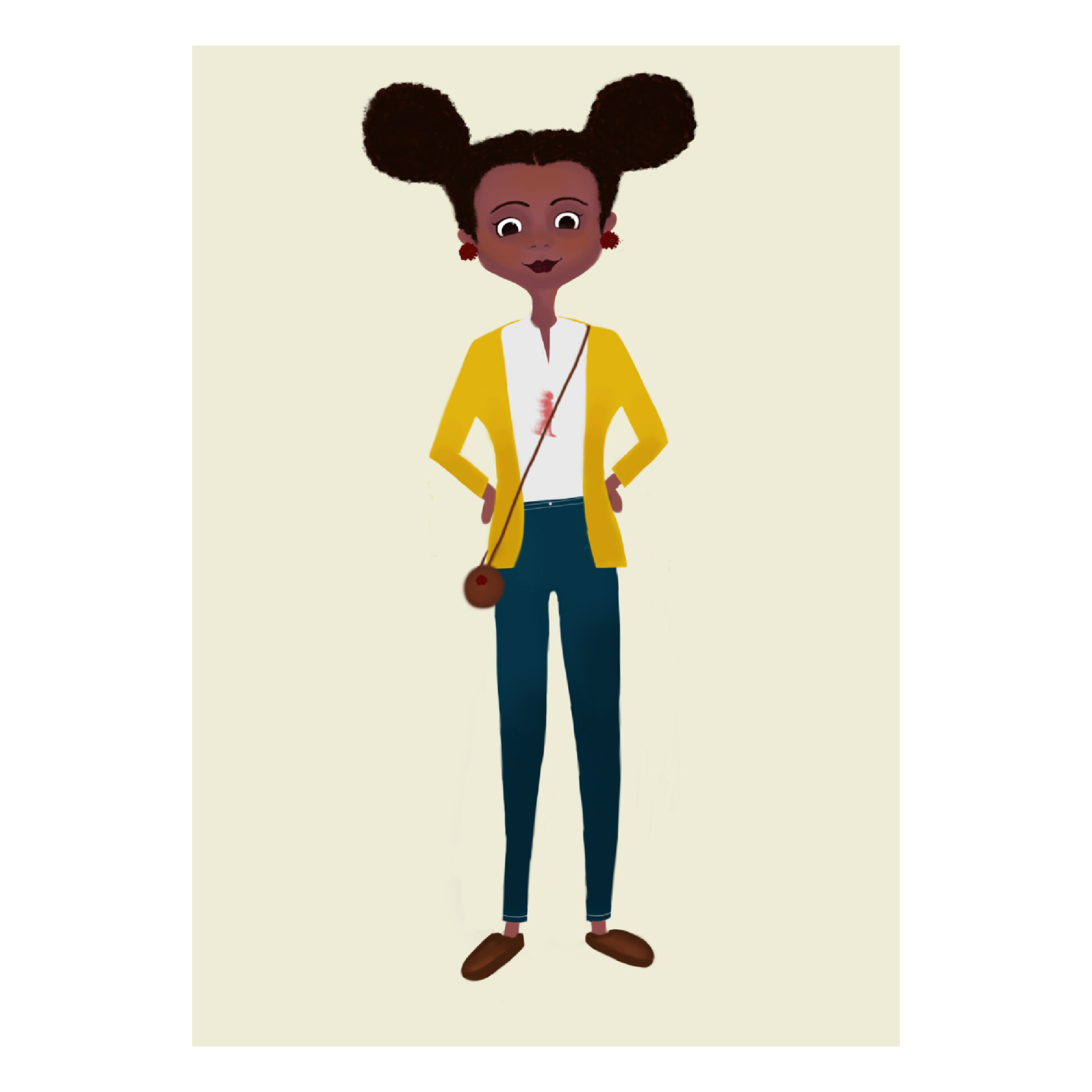 ArtStation - African girl character design.