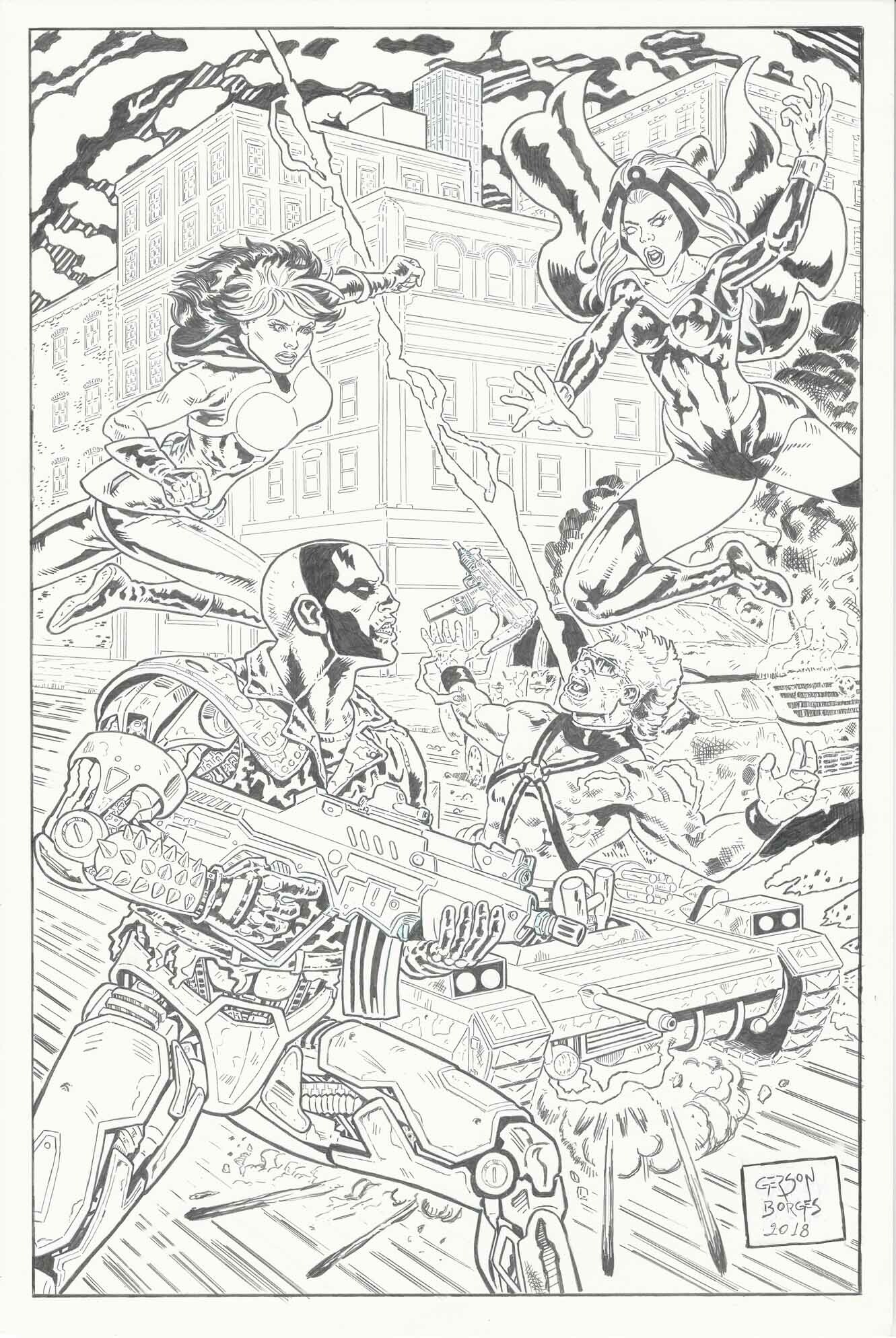 ArtStation - X-men vs Reavers