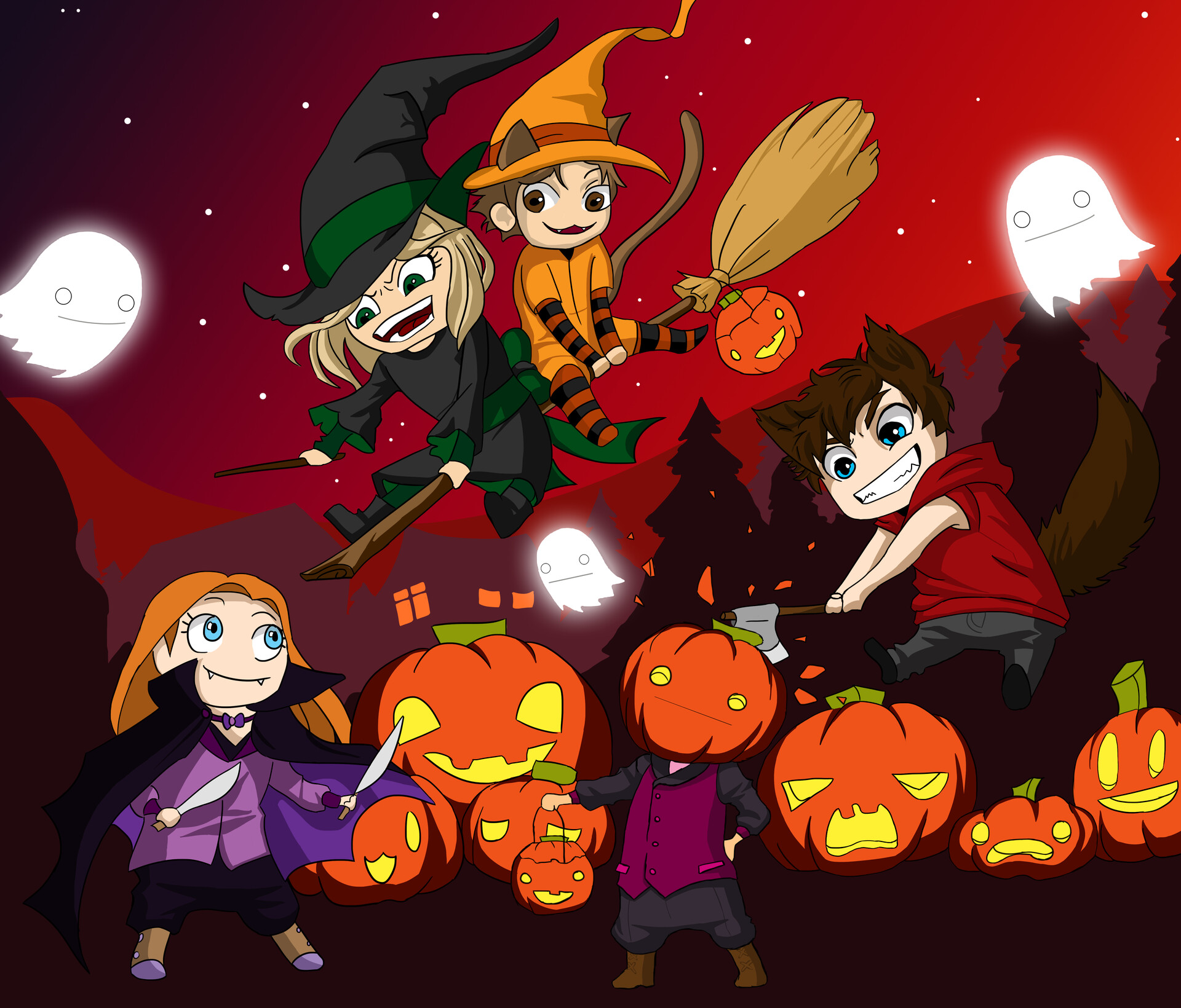 ArtStation - Halloween Squad