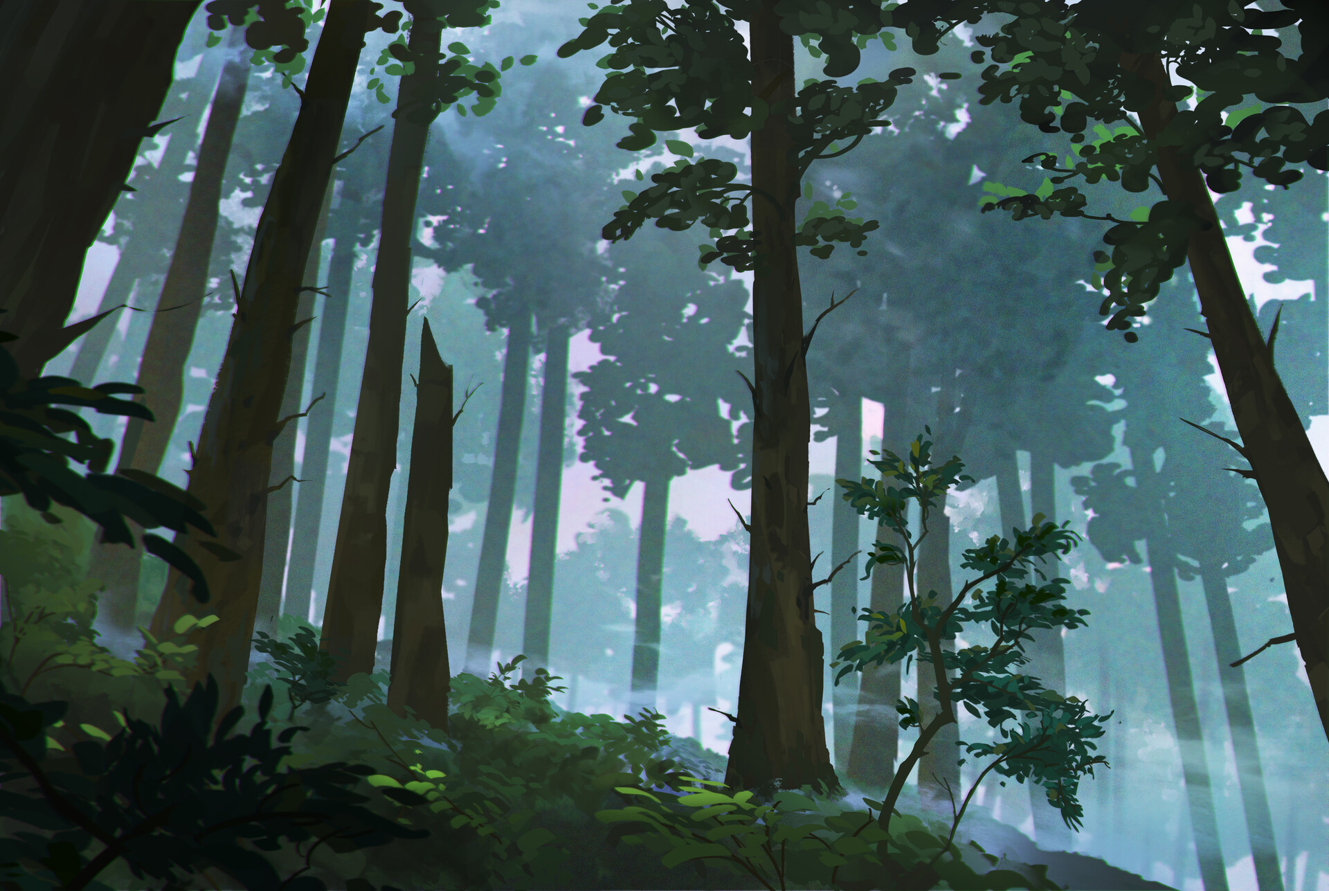 ArtStation - Forest Study
