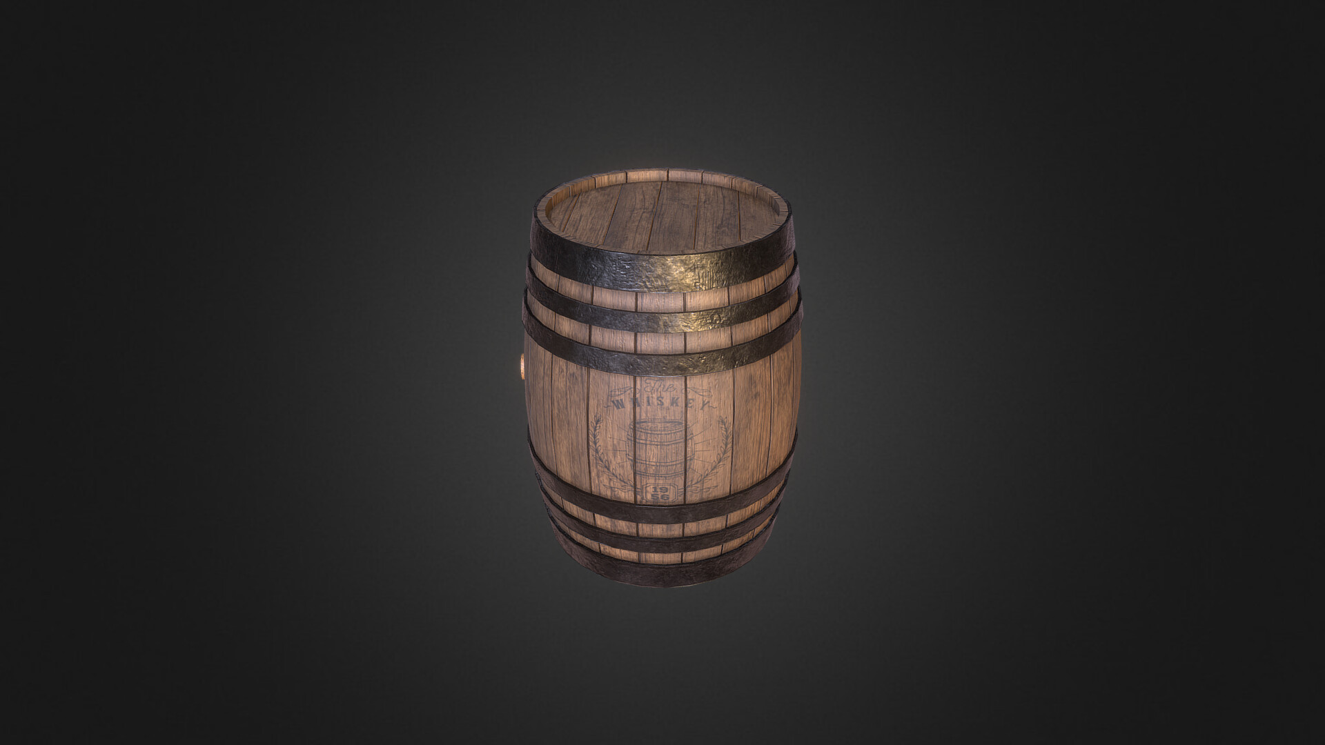 ArtStation - Whiskey Barrel