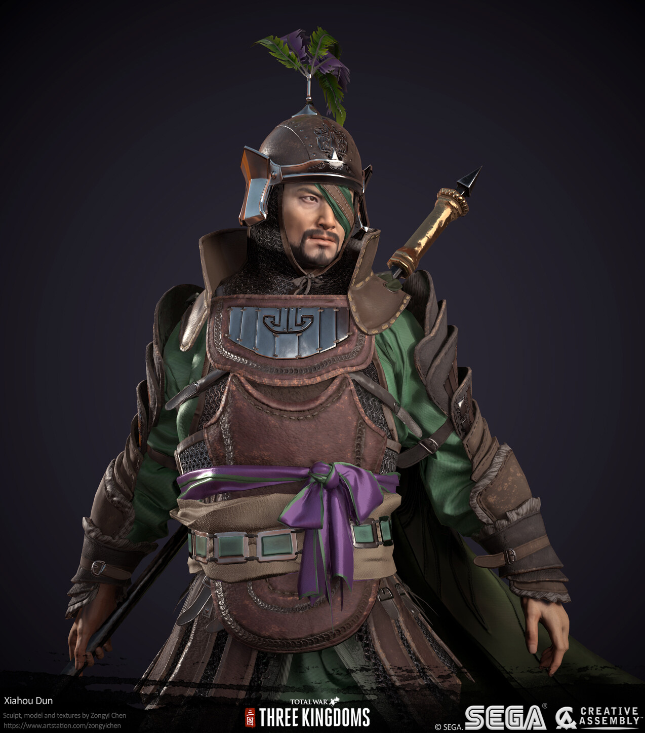 ArtStation - Total War: Three Kingdoms - Character Artwork from 2019