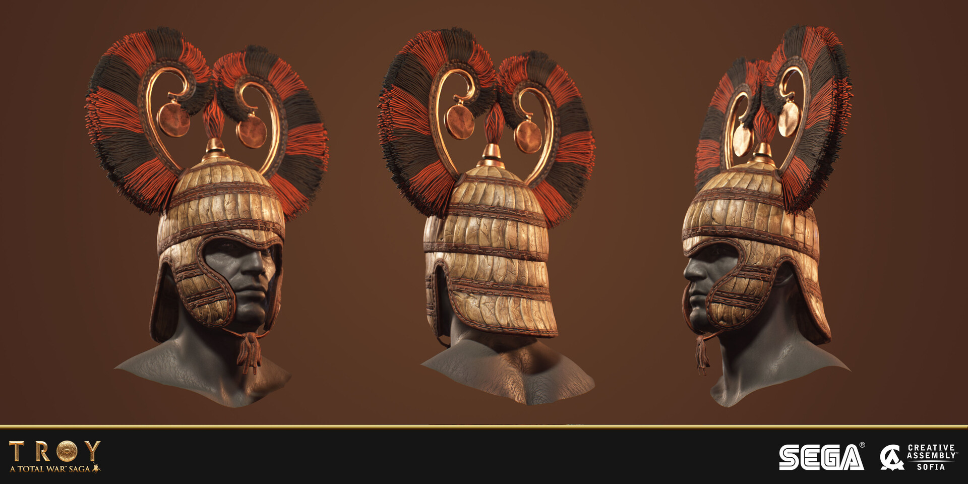 Creative Assembly - Total War: Troy - Character Artwork from 2019