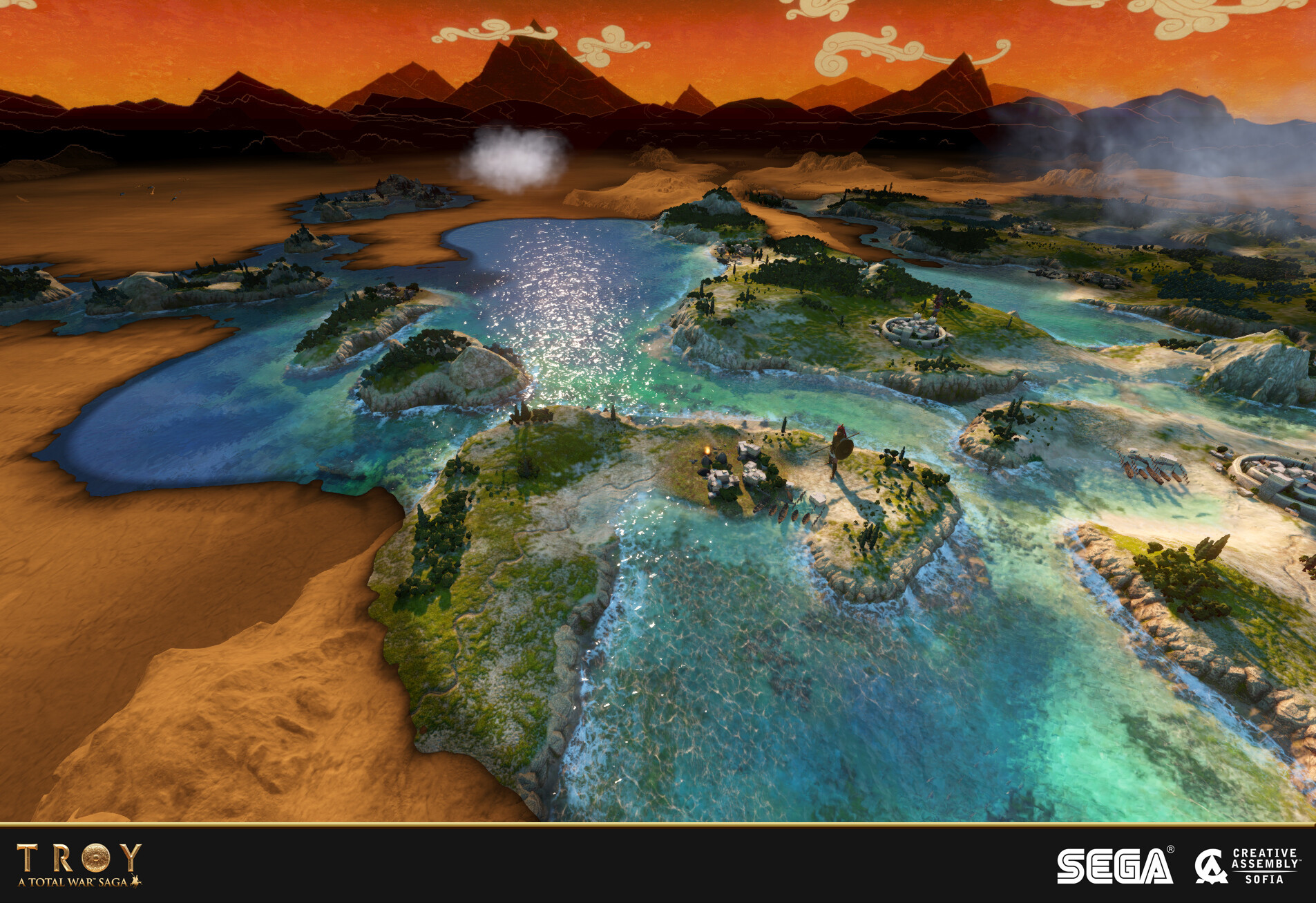 Creative Assembly - Total War: Troy - Environment Artwork from 2019