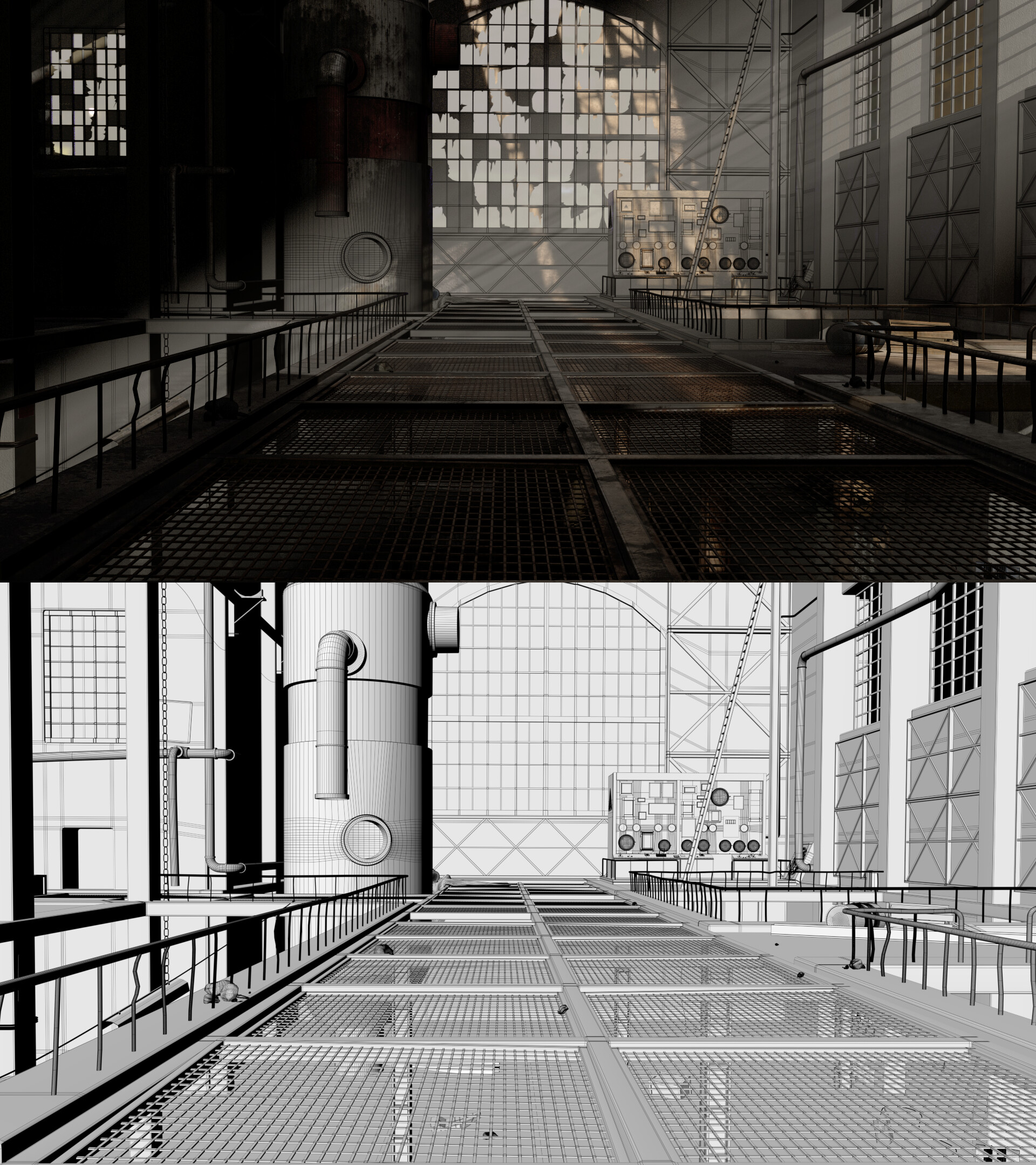 Emi Jenkens-Drake - Abandoned Factory- 3D Environment