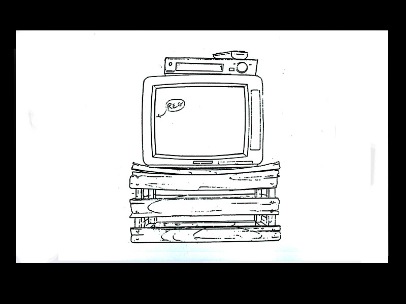 Craig Voigt - Layout drawing from the movie Space Jam.