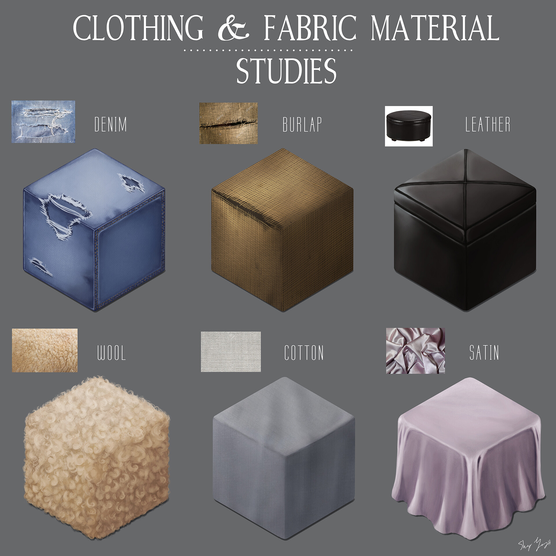 dropfeeling - Cube Material Studies