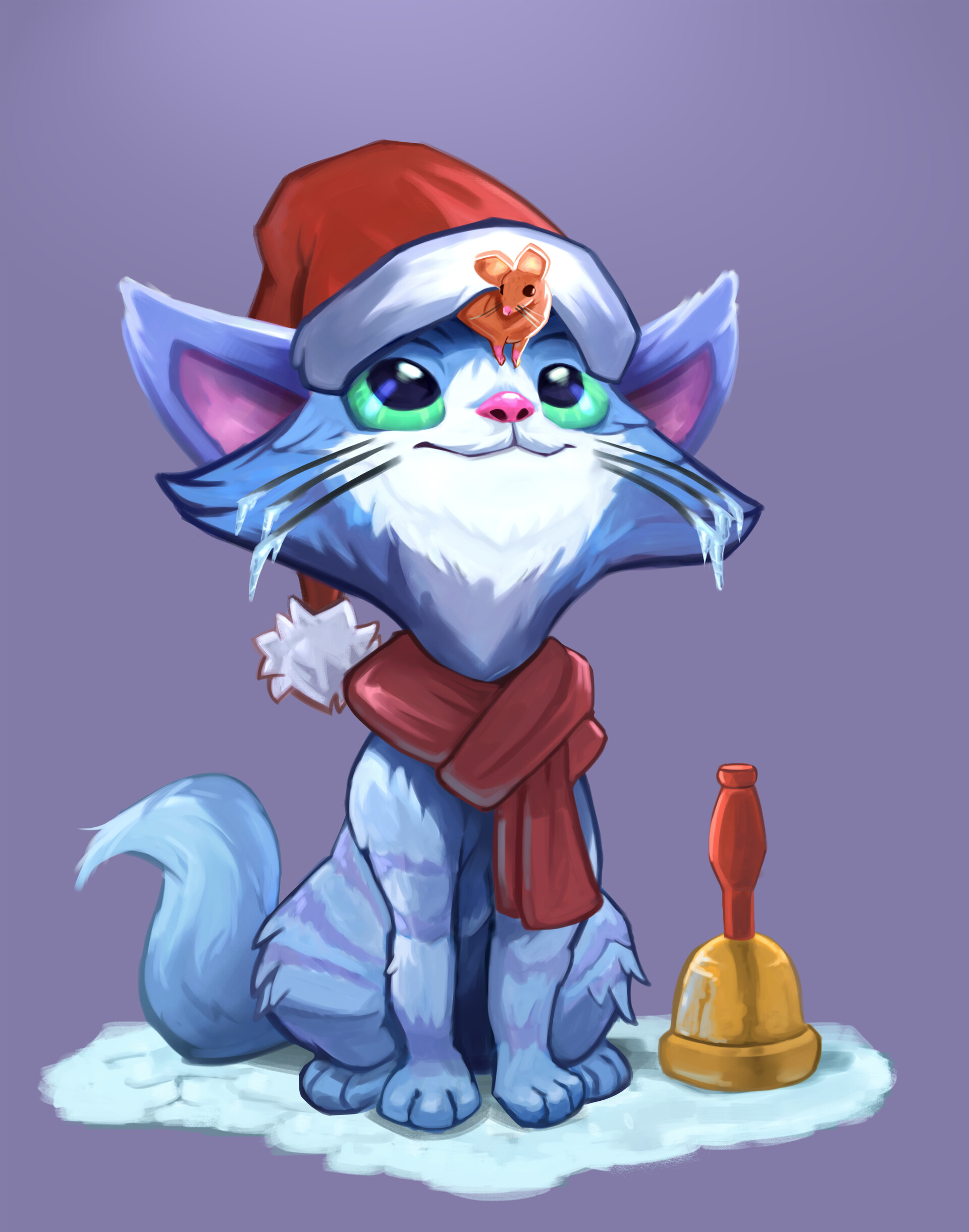 ArtStation - Christmas Cat