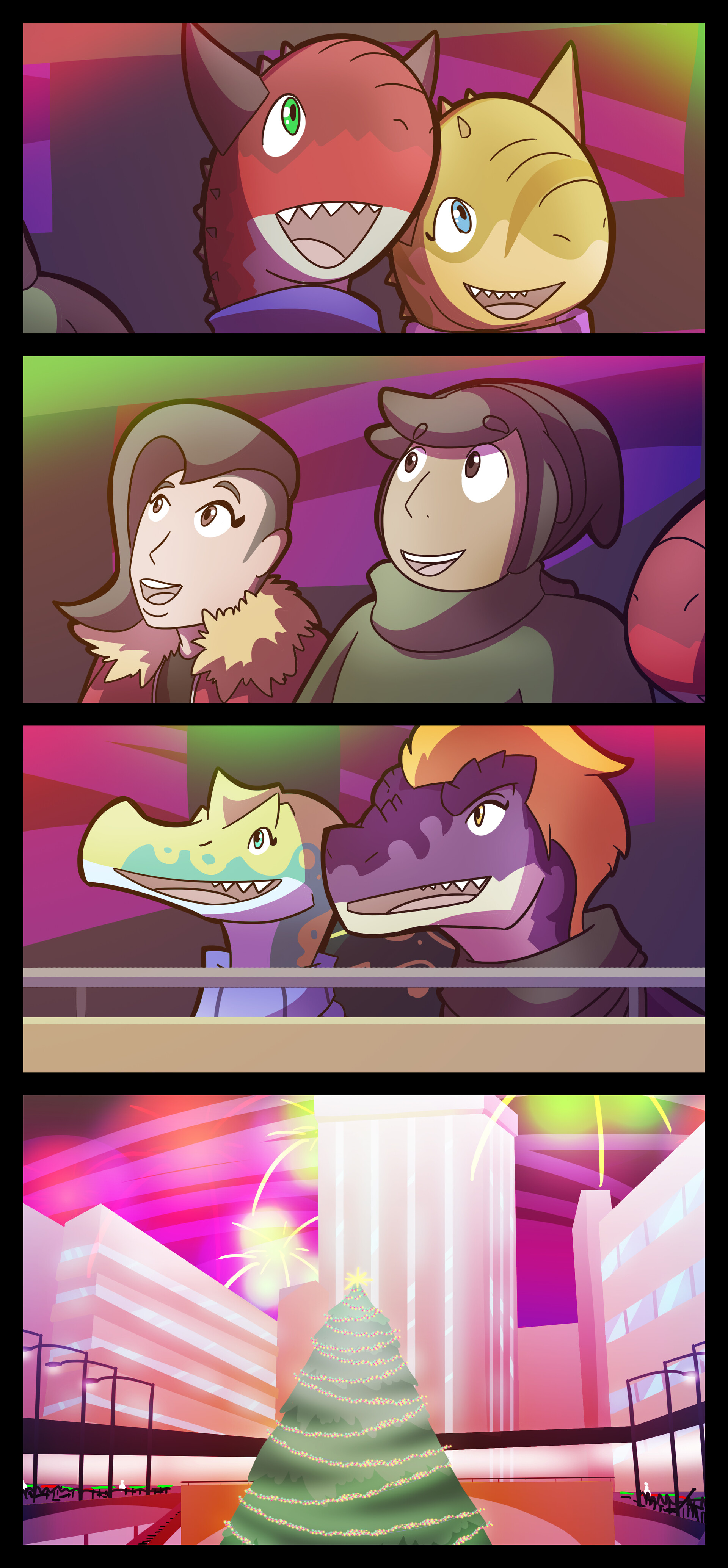 ArtStation - Dino Worker 70.......Merry Christmas