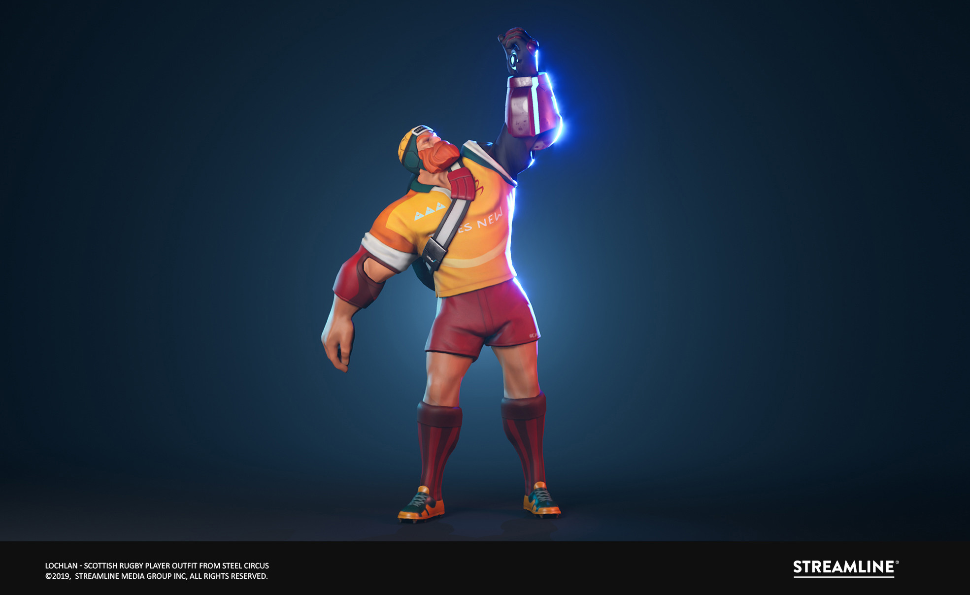 Streamline Studios - Lochlan - Scottish Rugby Player Outfit from Steel ...