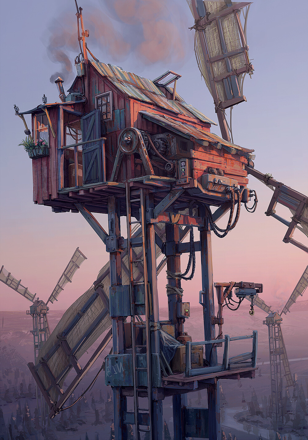 ArtStation - Wind farm