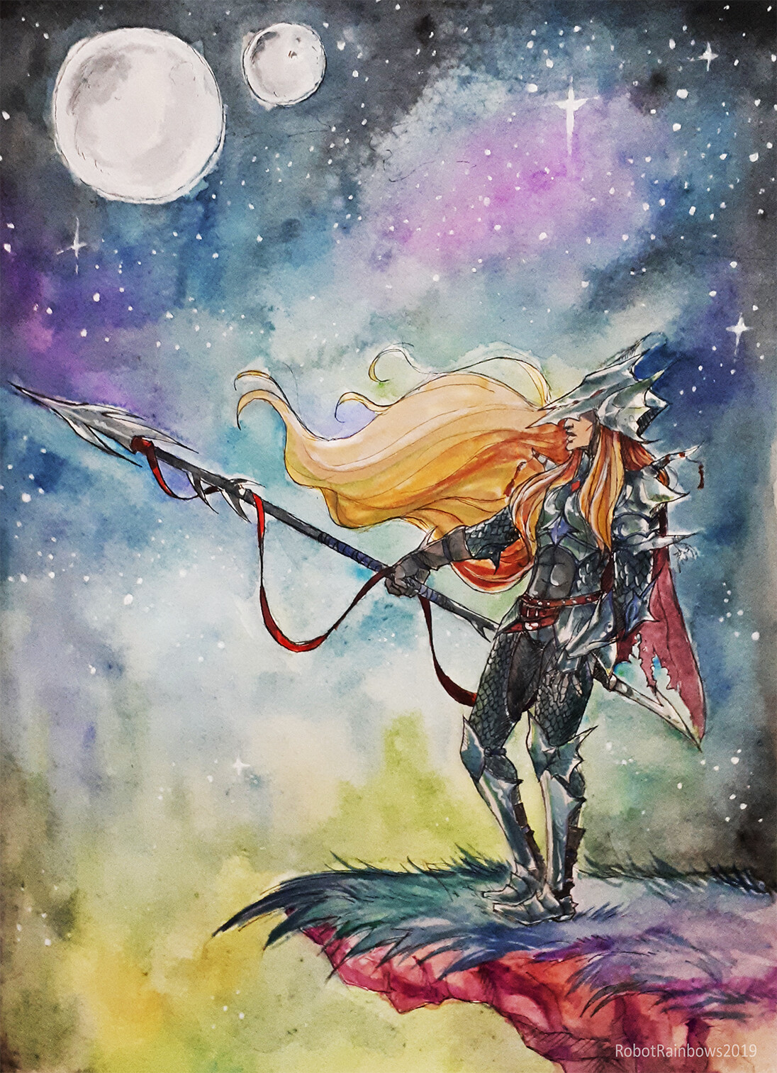 ArtStation - FFIV - Kain Highwind