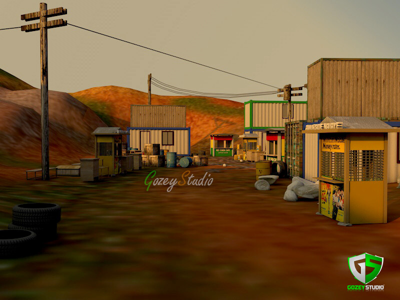 ArtStation - 3D Market Modeling