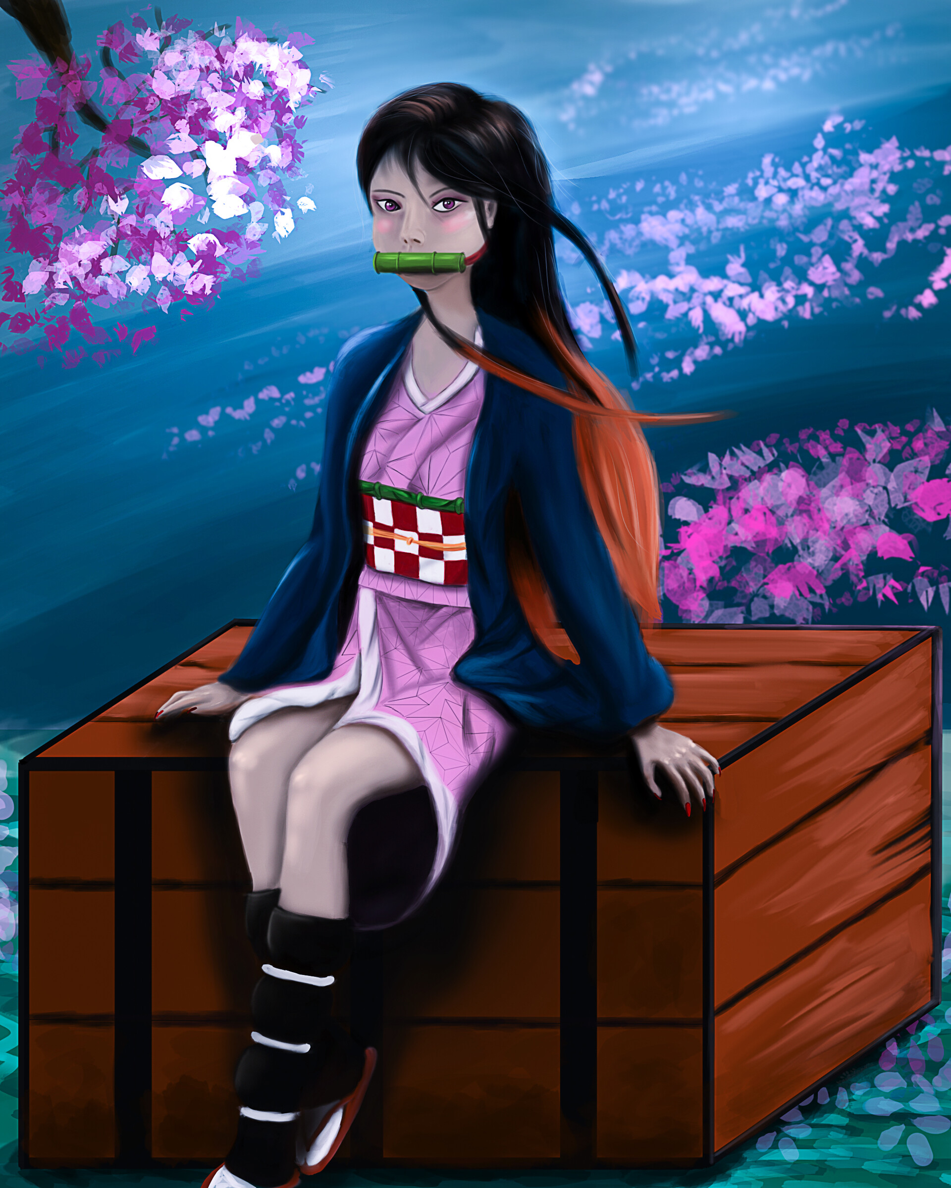 ArtStation - Kamado Nezuko