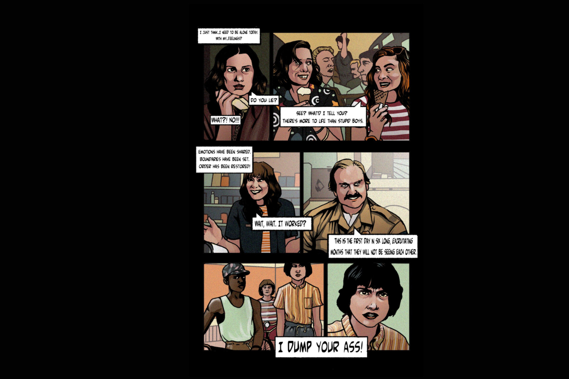 ArtStation - stranger things comic page