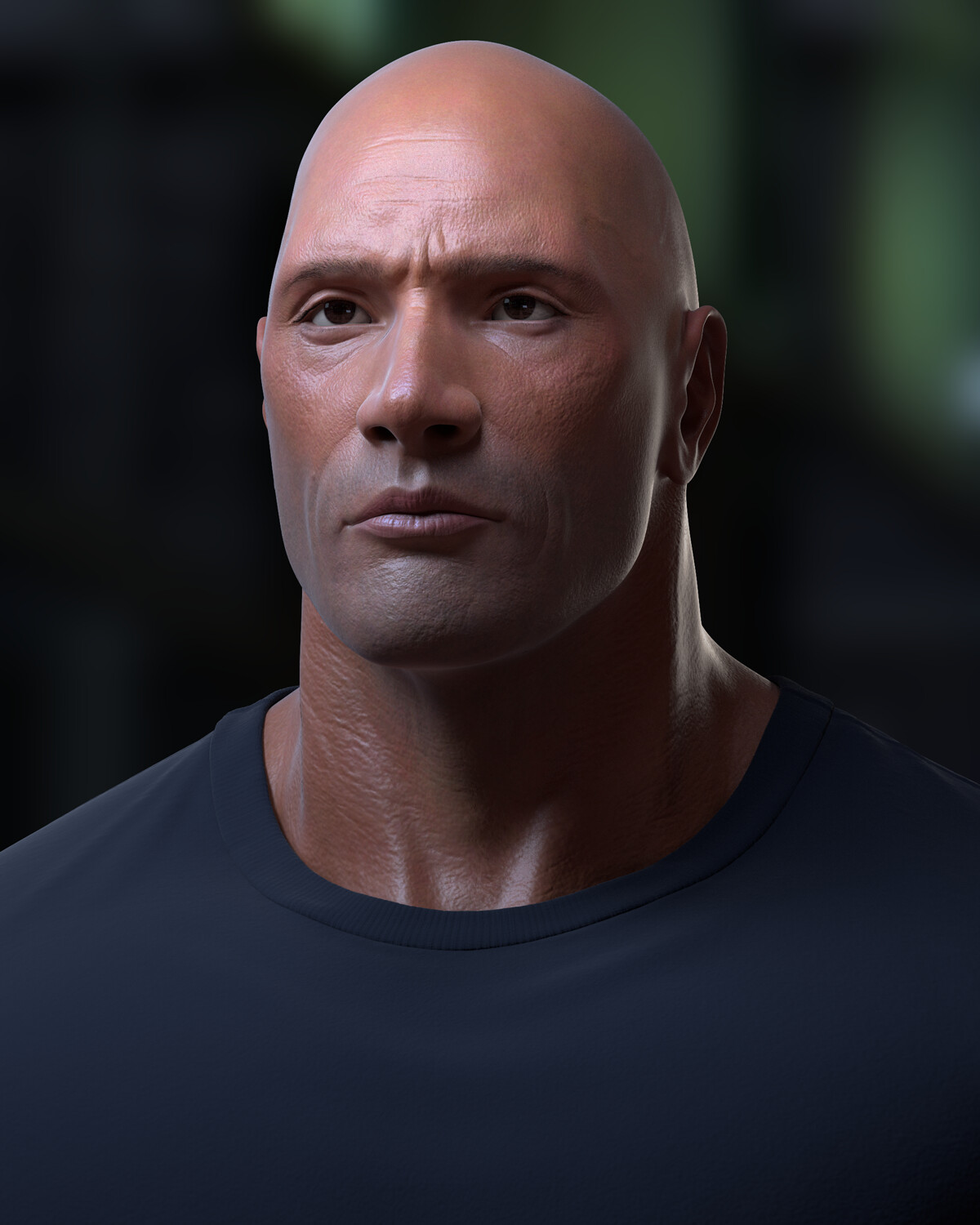 ArtStation - Dwayne "The Rock" Johnson