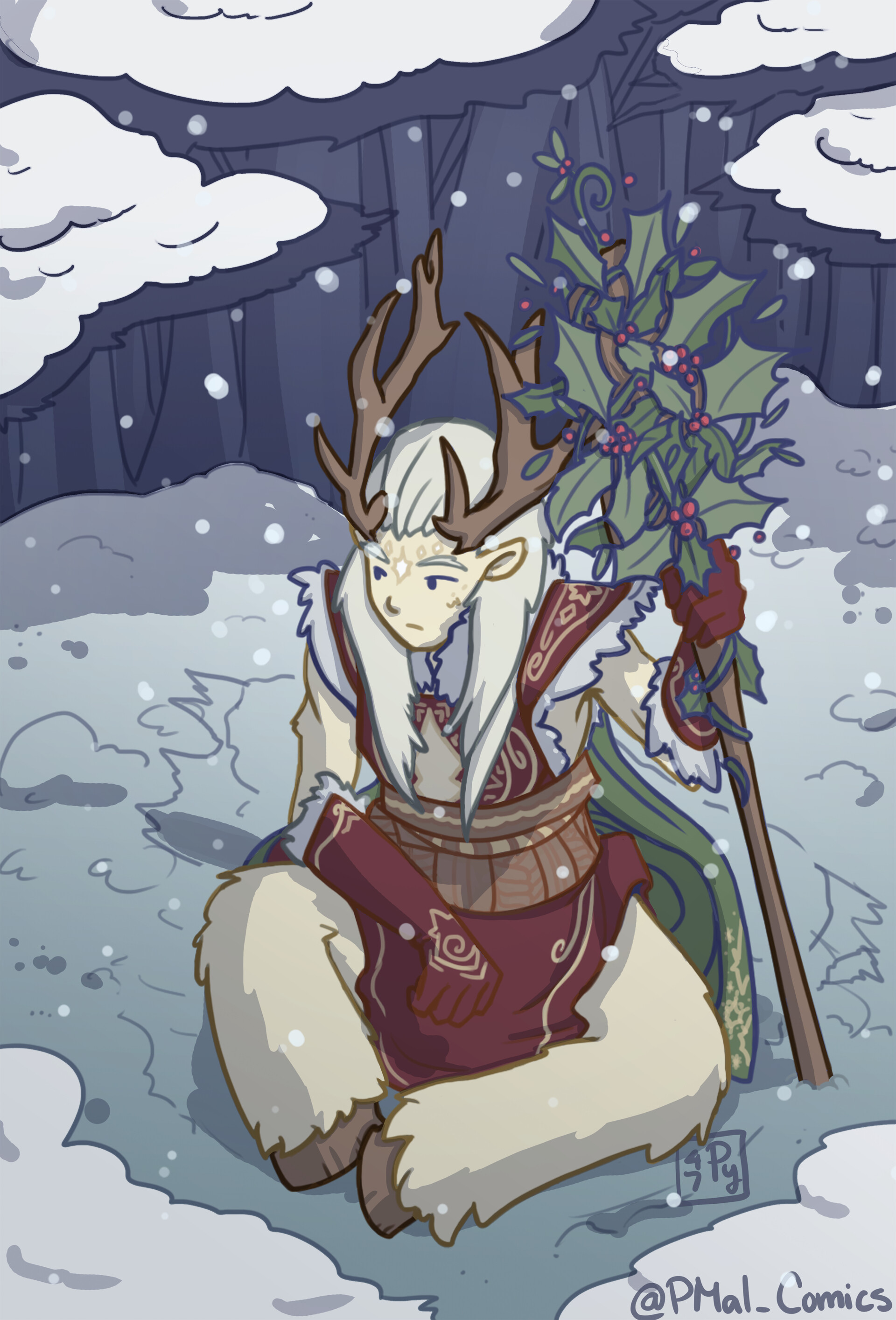 ArtStation - D&D Druid Supplement Cover.