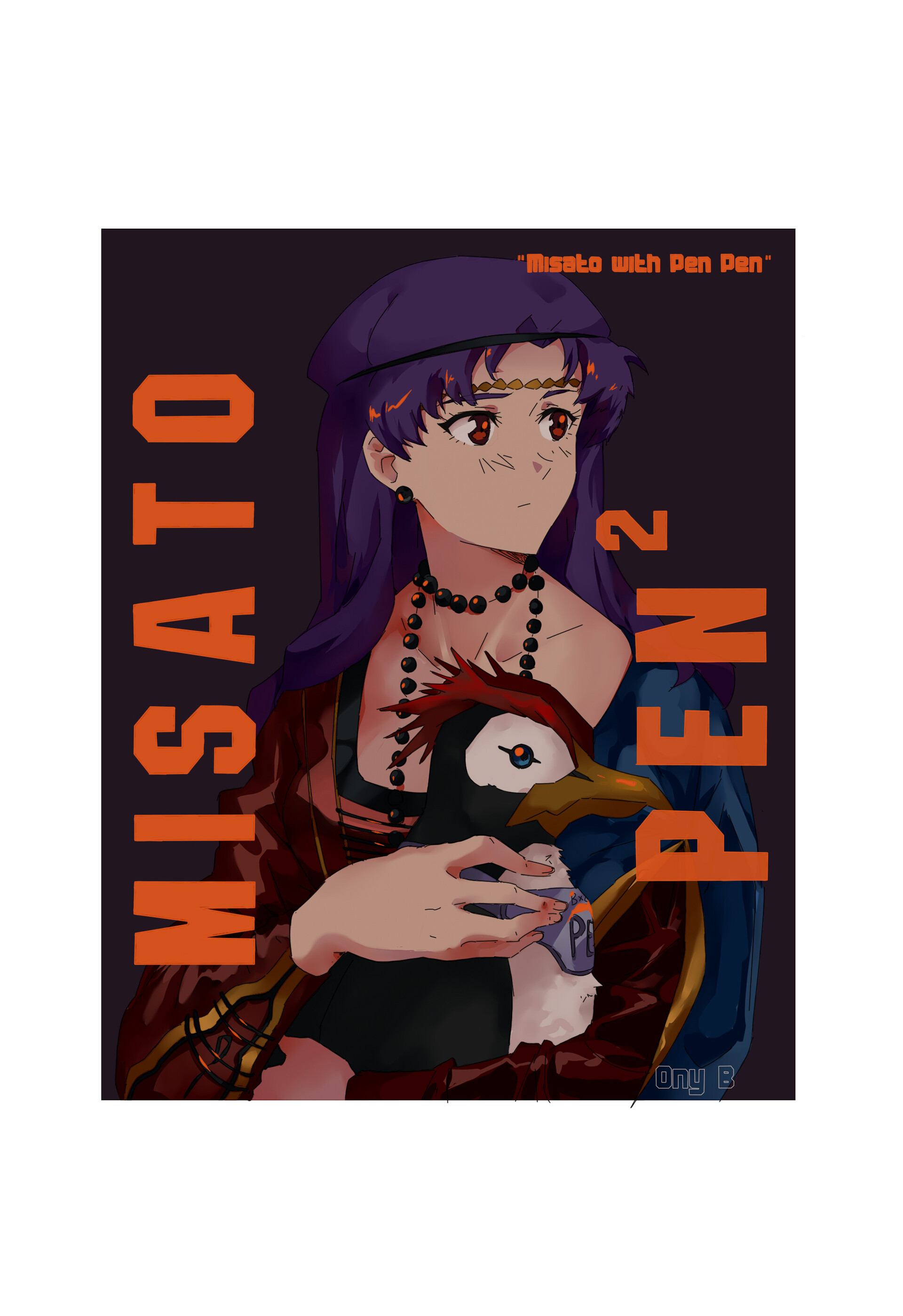 ArtStation - Misato with Pen Pen
