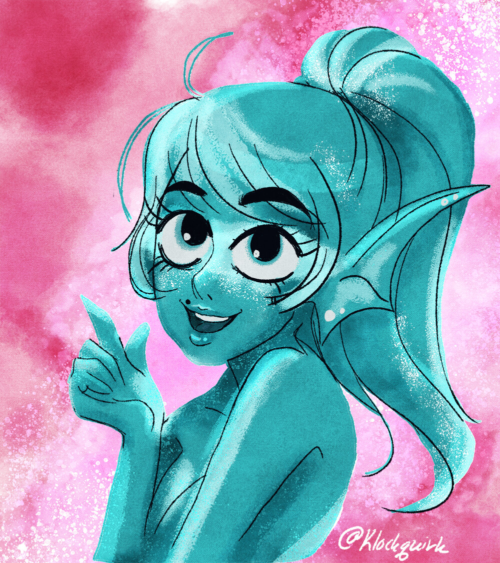 ArtStation - Lore Olympus OC - Water Nymph