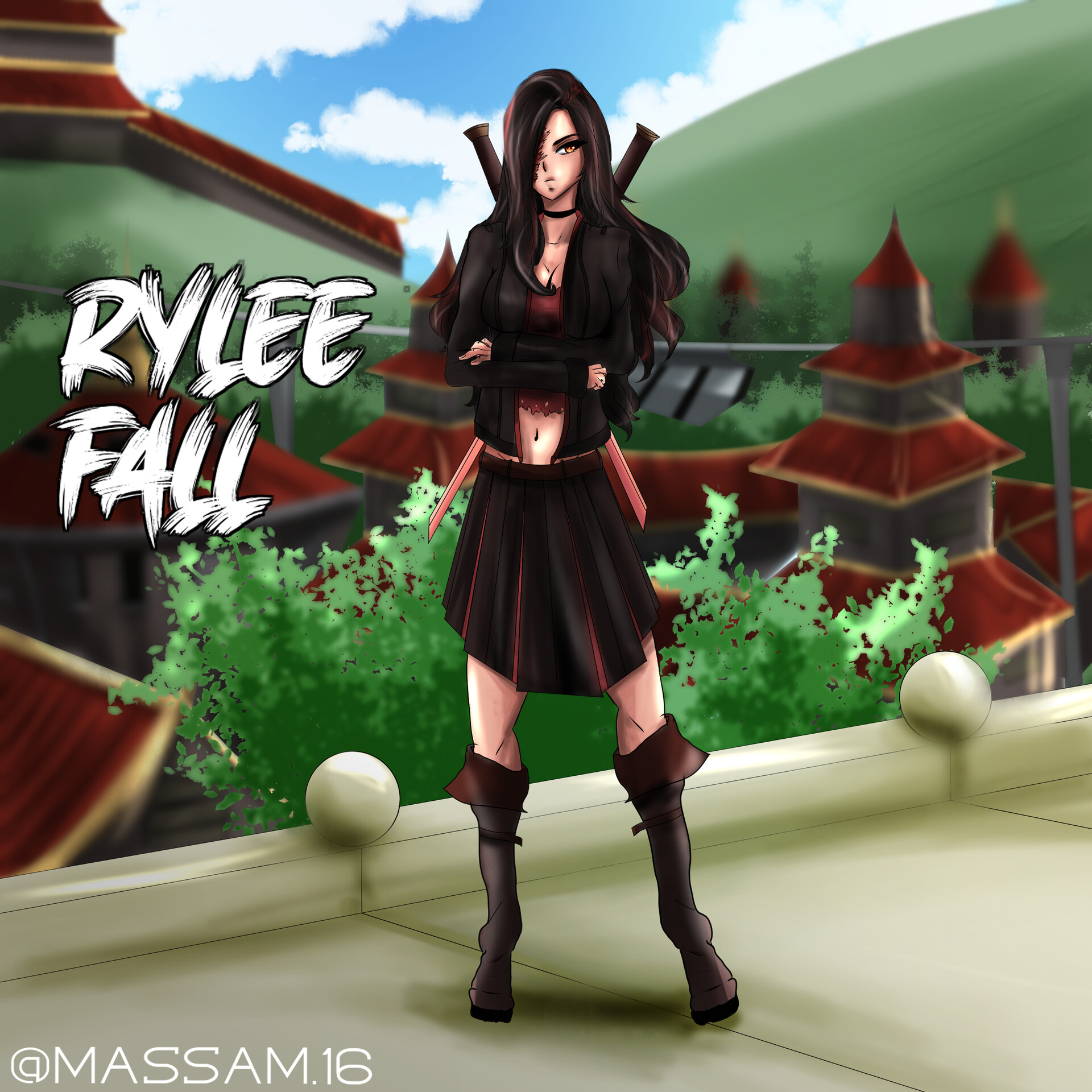 ArtStation - Rylee Fall (RWBY OC)